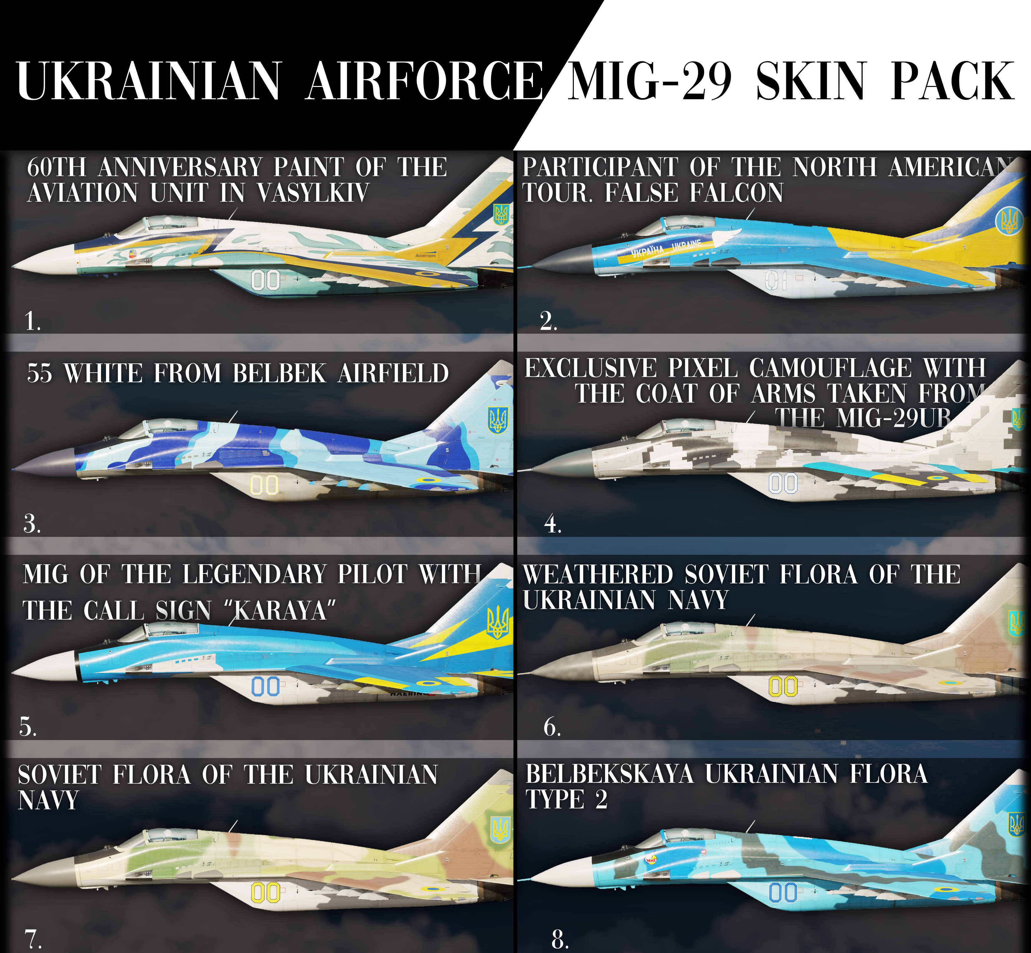 Ukrainian Air Force MiG-29 Pack