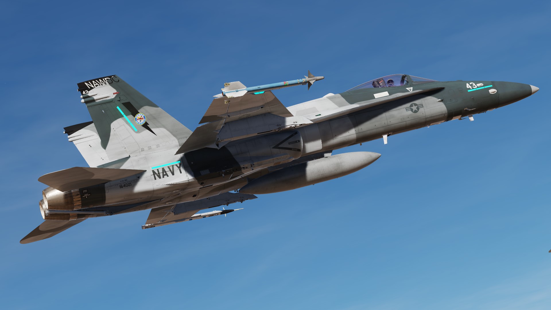 FA-18C NAWDC 2020s fictional 4K Skin Pack 2 update 2024/12/14