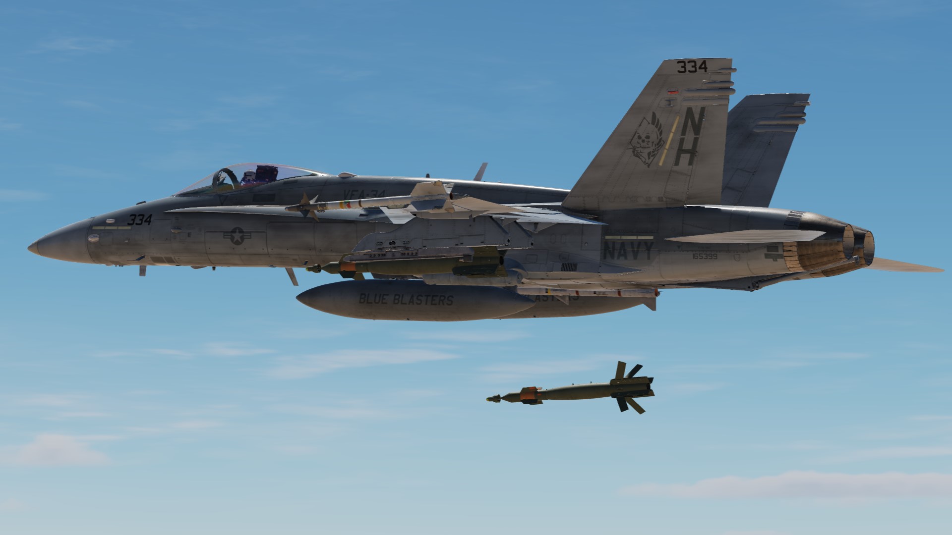 FA-18C VFA-34 Blue Blasters 2020s fictional 4K Skin Pack 2 update 2024 ...