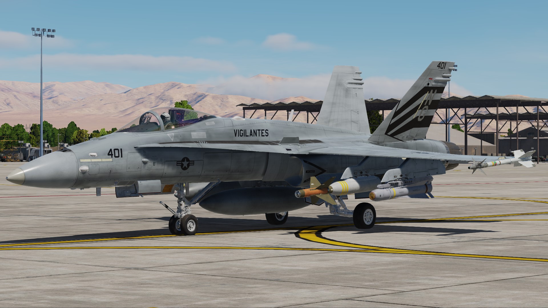 FA-18C VFA-151 Vigilantes 2020s fictional 4K Skin Pack 2