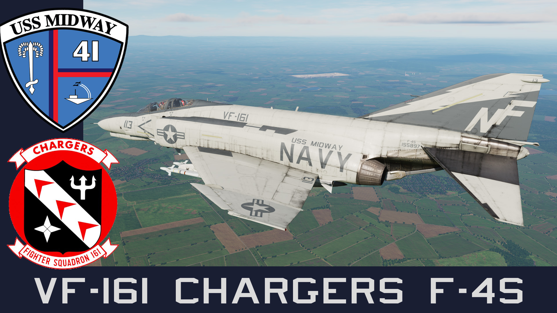 VF-161 Chargers Low Visibility F-4S