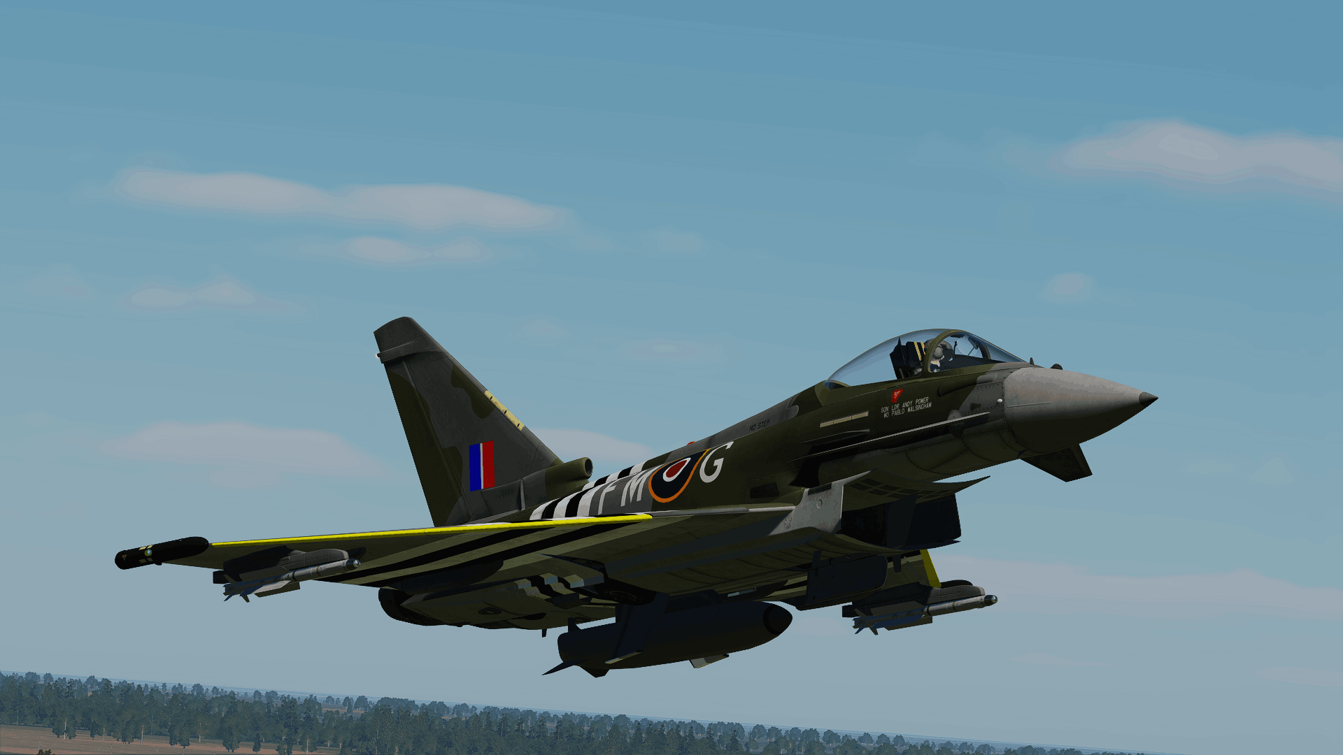 Eurofighter Typhoon Mod - RAF Typhoon Display Team - Moggy Livery