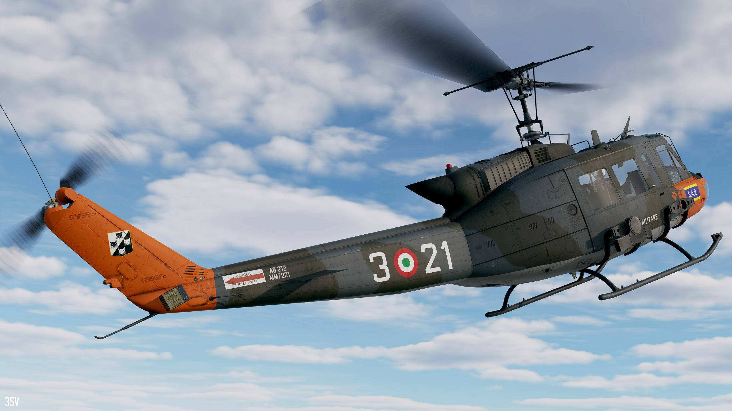 UH-1H "CAMO SAR" AMI 3° Stormo 23° Gruppo (fictional)