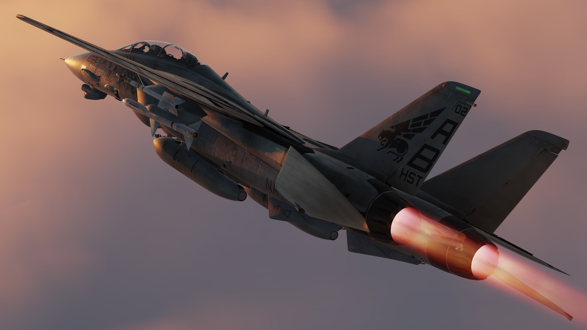 F-14B VF-143 Pukin Dogs 2020s fictional Skin Pack 1 update 2025/02/17