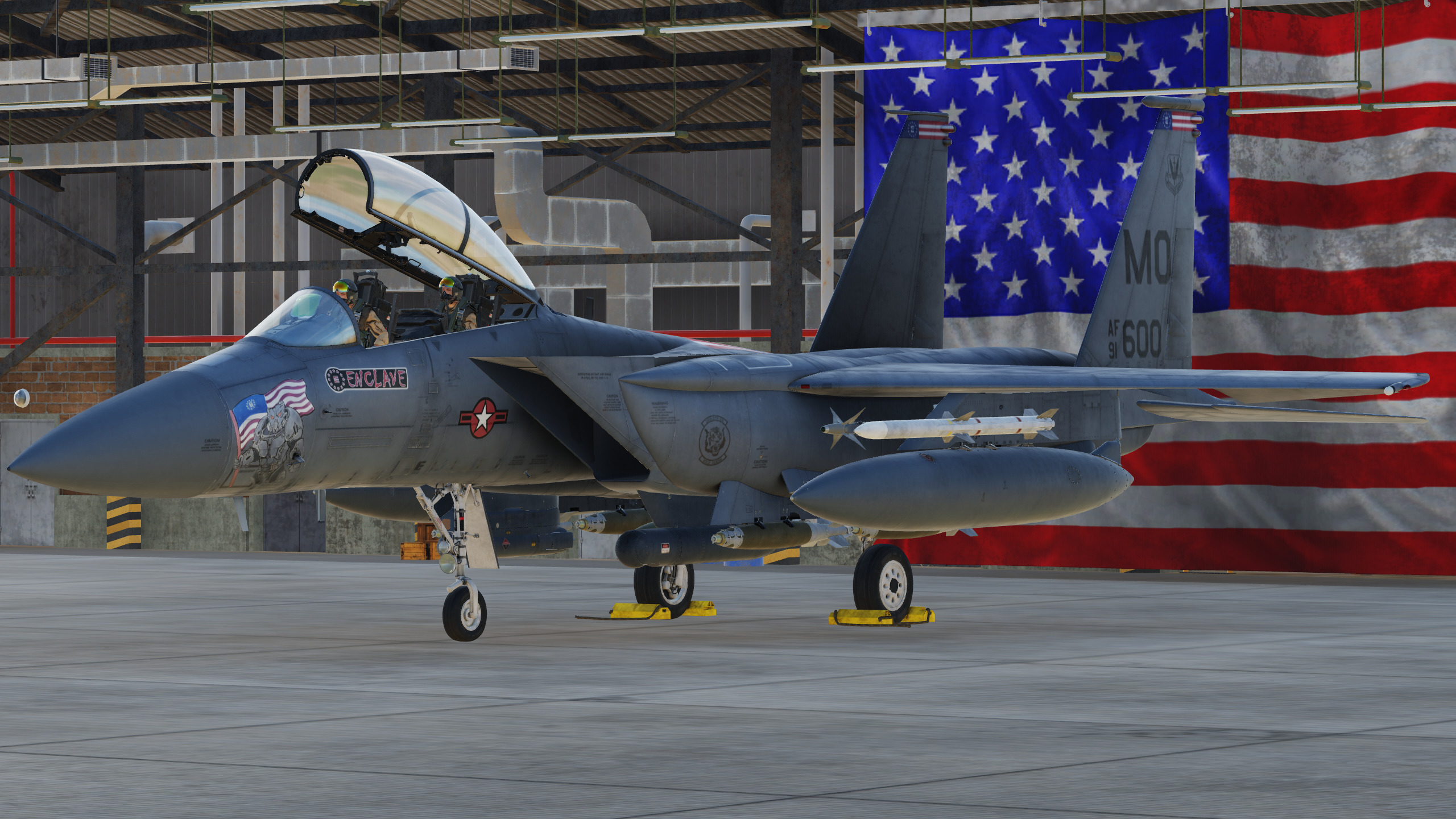 F-15E 391st Bold Tigers FS AF-91-600 'Enclave'