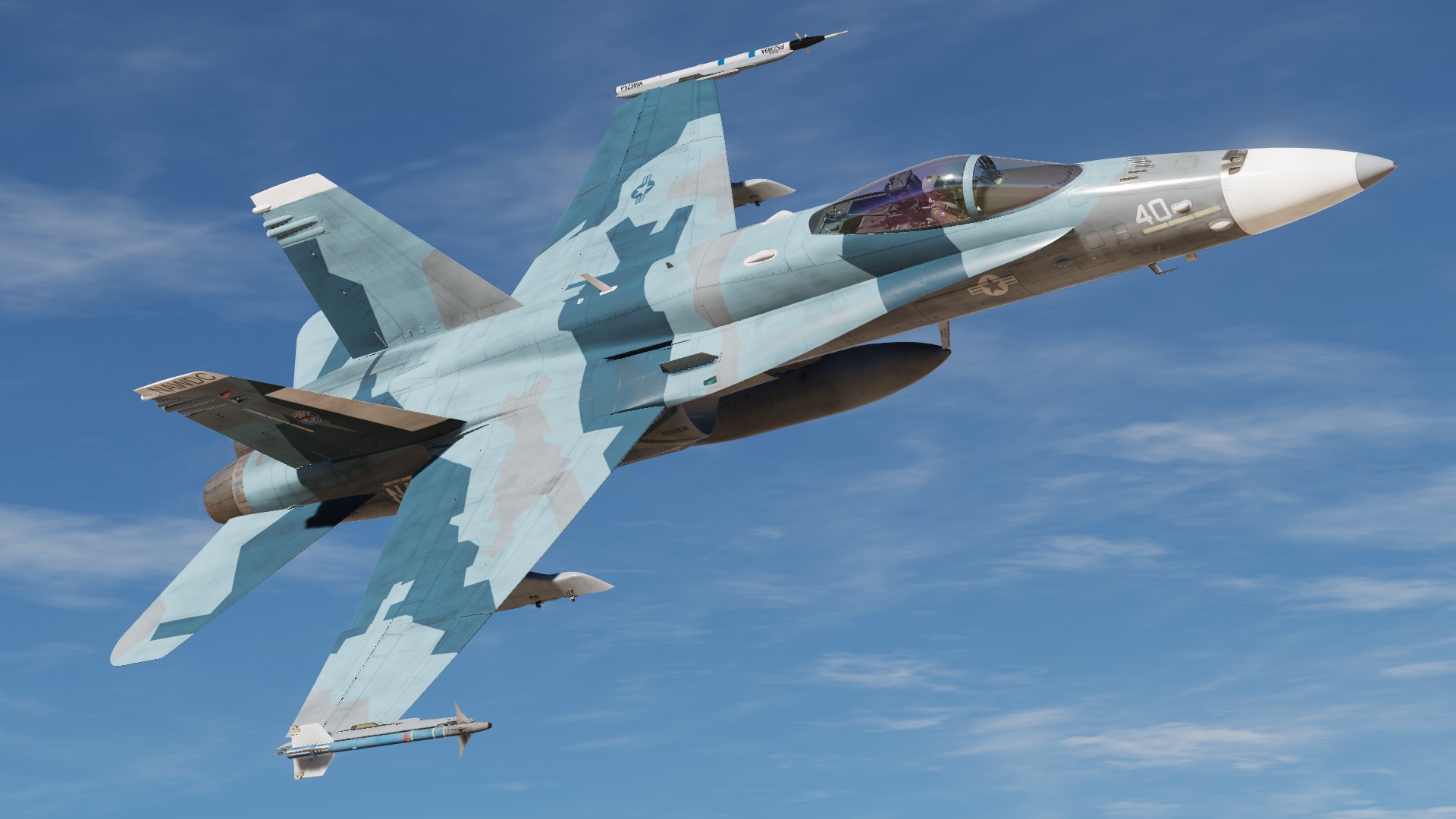 FA-18C NAWDC 2020s fictional 4K Skin Pack 5 update 2024/12/24