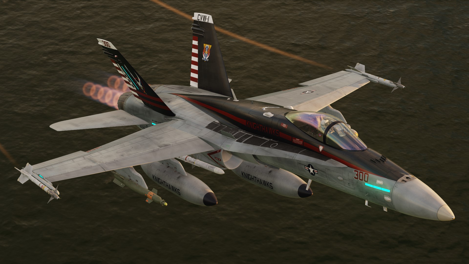 FA-18C VFA-136 Knighthawks 2020s fictional 4K Skin Pack 1 update 2024/11/17