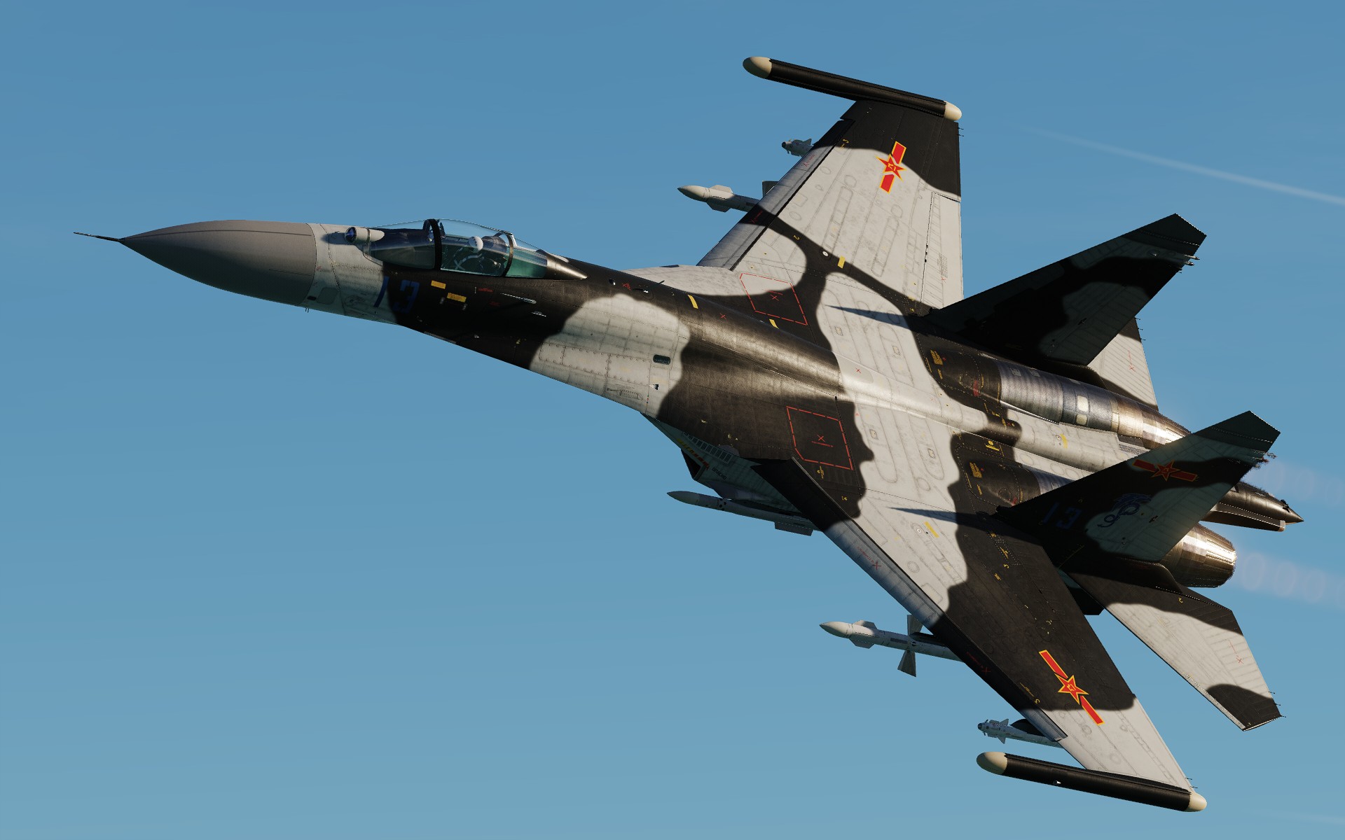 PLAAF OPFOR 'Snow' (Fictional) v4 (Su-27)
