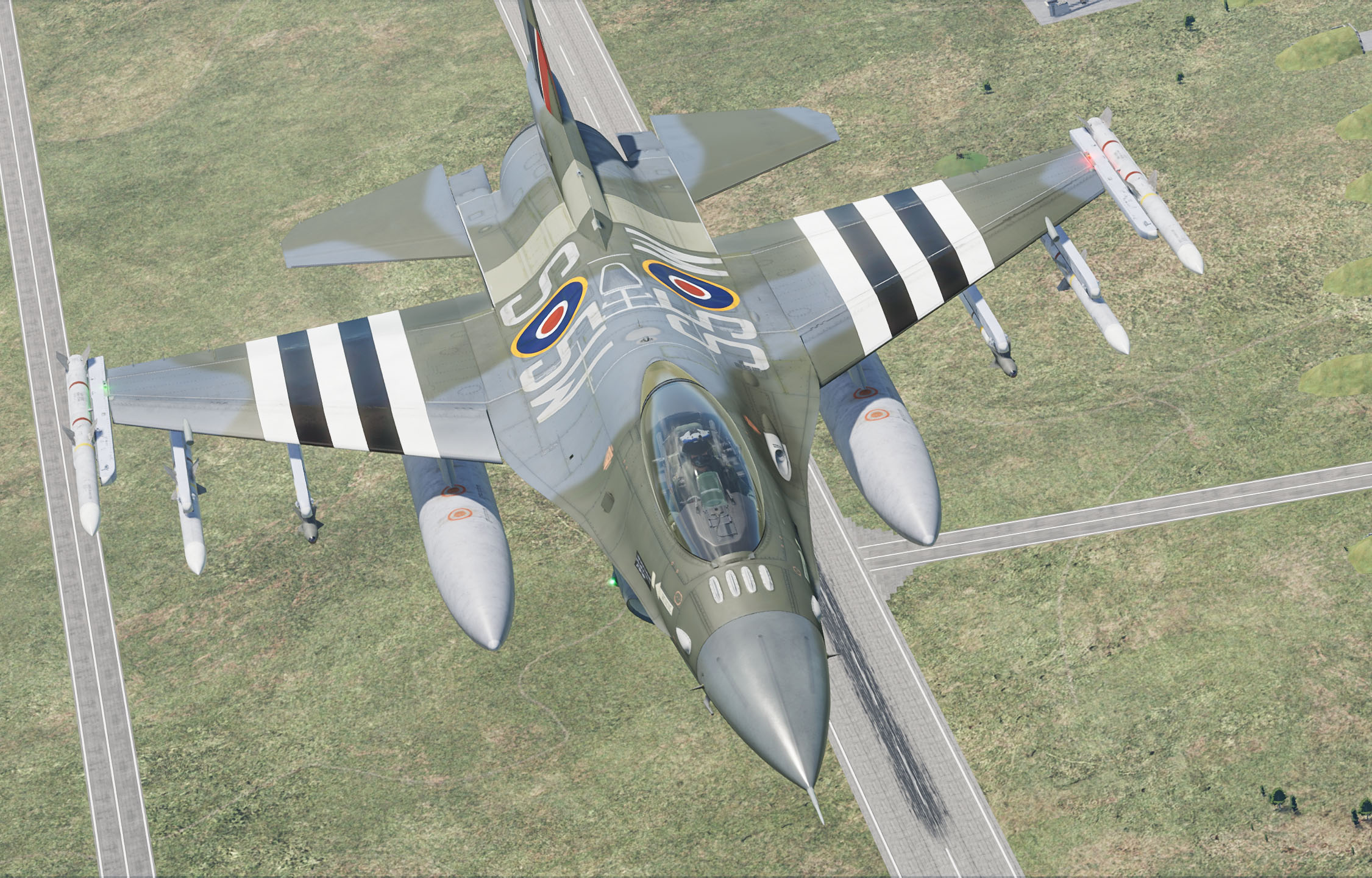 RAF F-16CM Spitfire scheme (Fictional)