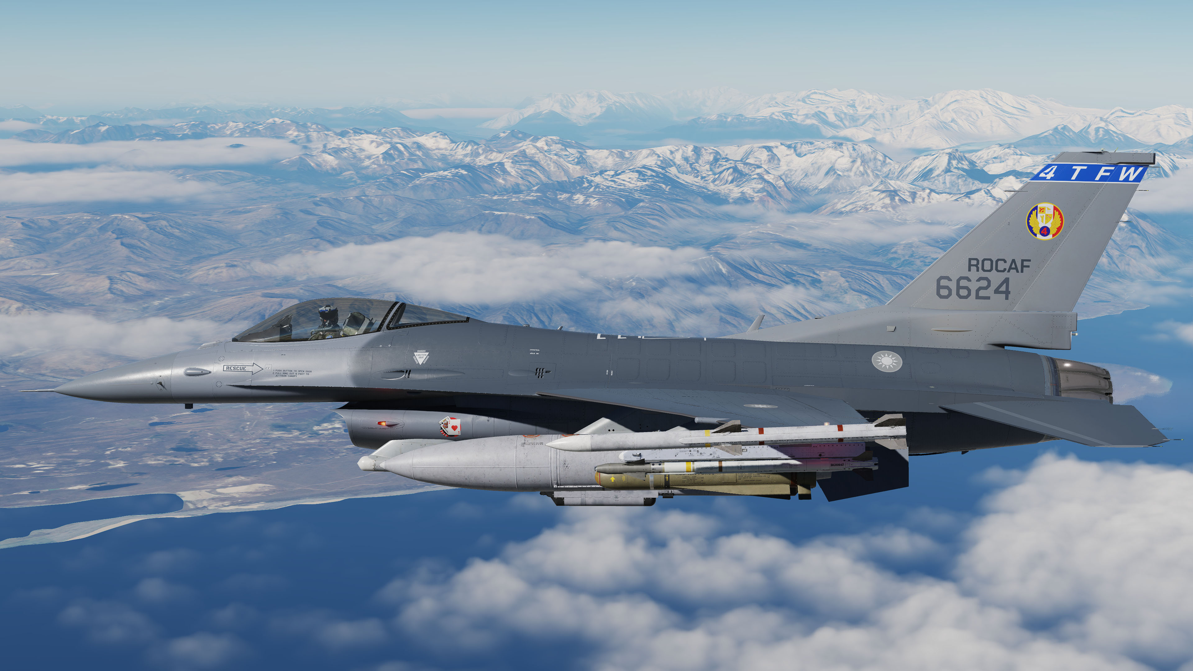 Taiwan F-16 Liveries [ ROCAF 4th TFW High VIS ]