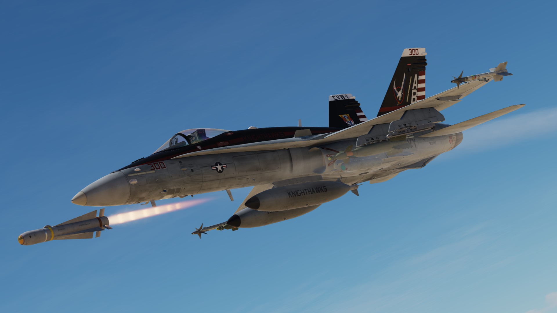 FA-18C VFA-136 Knighthawks 2020s fictional 4K Skin Pack 1 update 2024/11/17