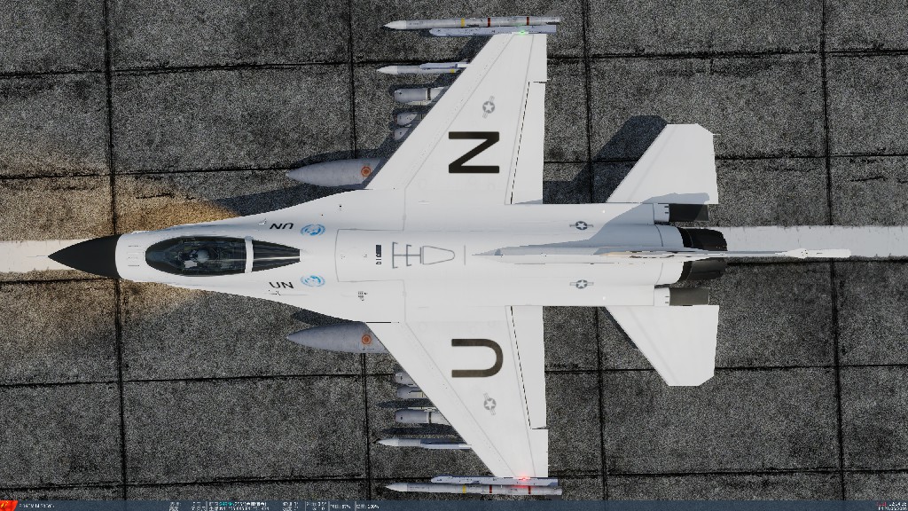 F16-C联合国维和部队[UN]涂装
