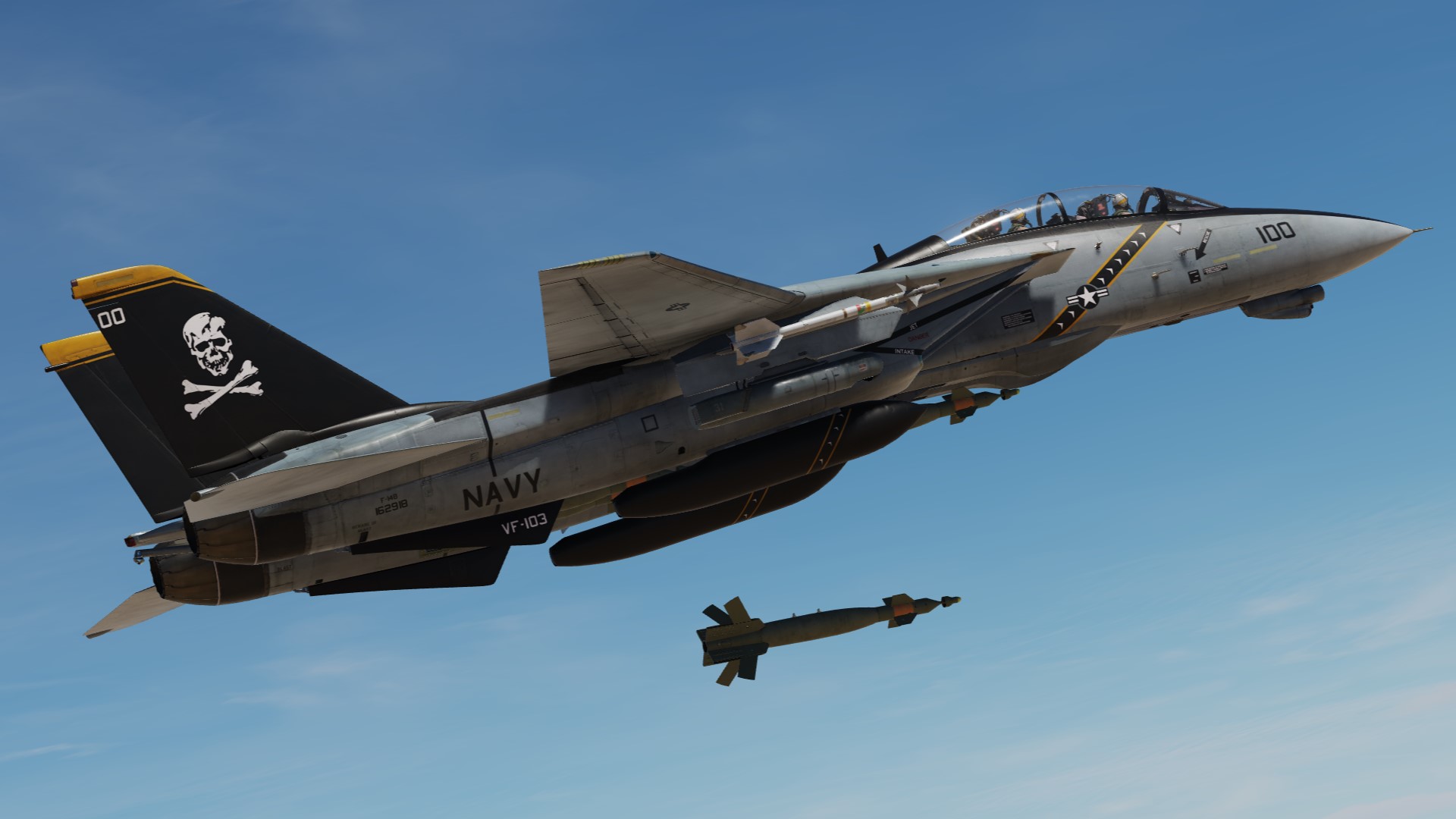 F-14B VF-103 Jolly Rogers 2020s fictional Skin Pack 1 update 2025/02/17