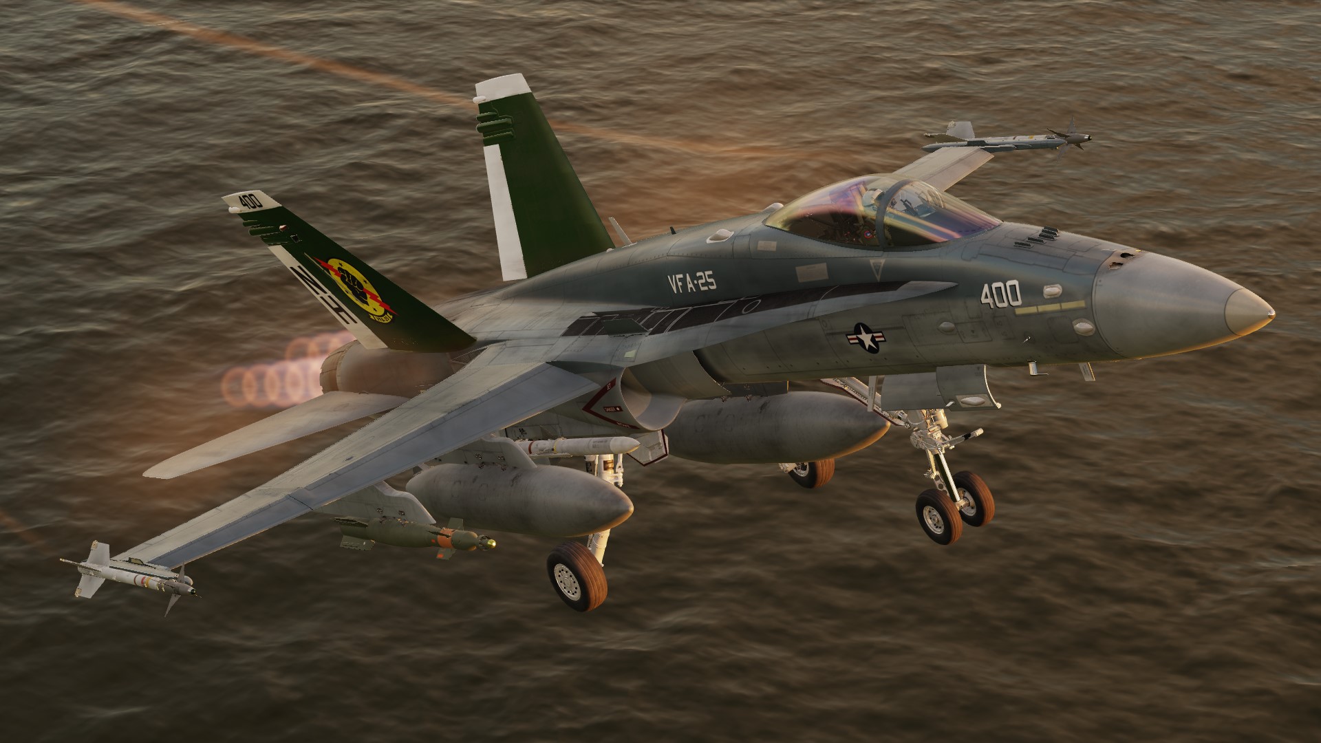 FA-18C VFA-25 Fist of the Fleet 2020s fictional 4K Skin Pack 1 update ...