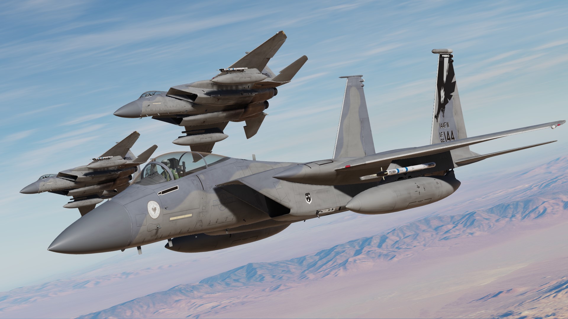 F-15C ANG 194th Fighter Squadron 2020s fictional 4K Skin Pack update ...