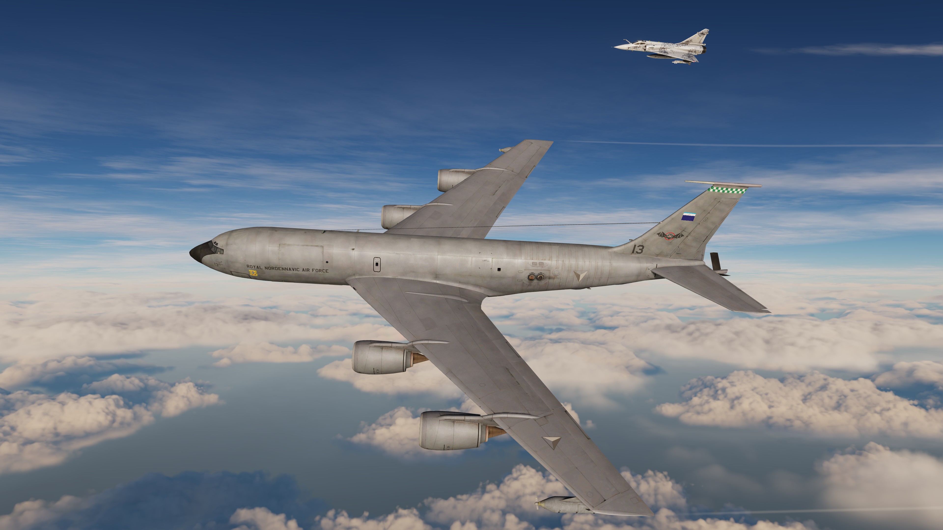 ACE COMBAT - KC-135 / KC-135MPRS - Nordennavic Royal Air Force - Sqn "Sologne" 2nd Flight LET ...