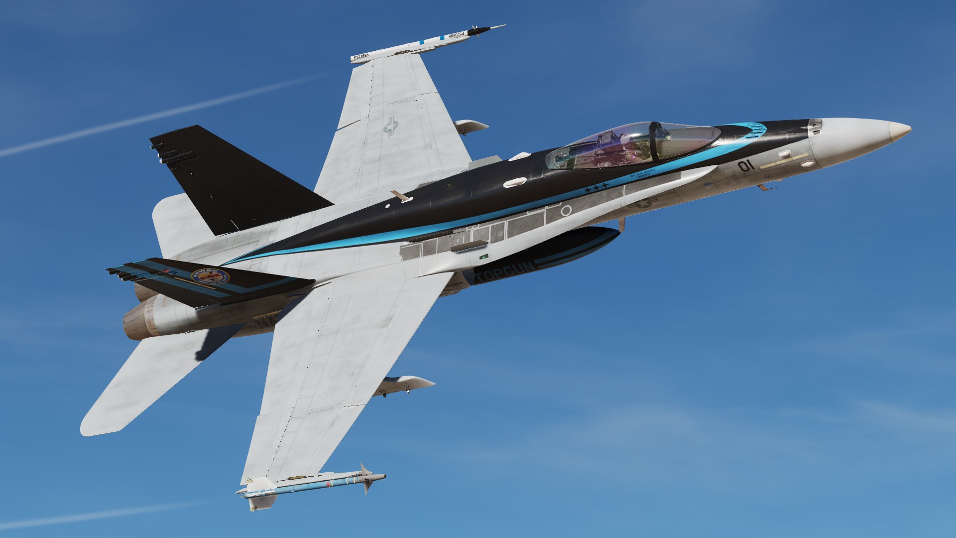 FA-18C NAWDC 2020s fictional 4K Skin Pack 1 update 2024/12/14