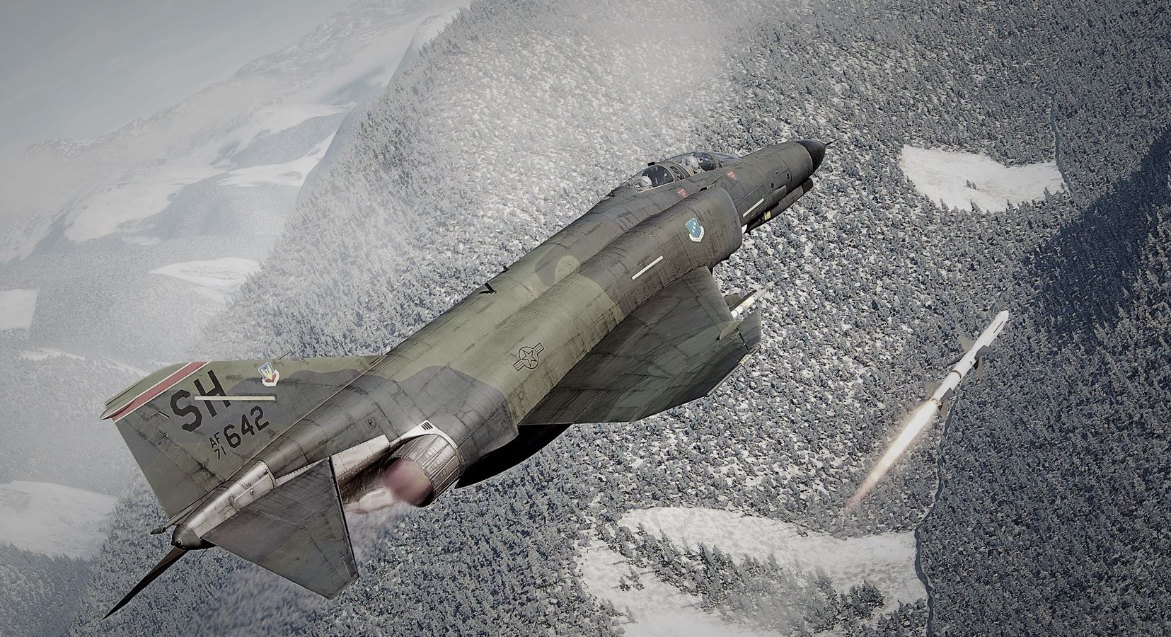 310th Fighter SQ F-4E ~1996 Euro 1 "Miss Predator" [Fictional]