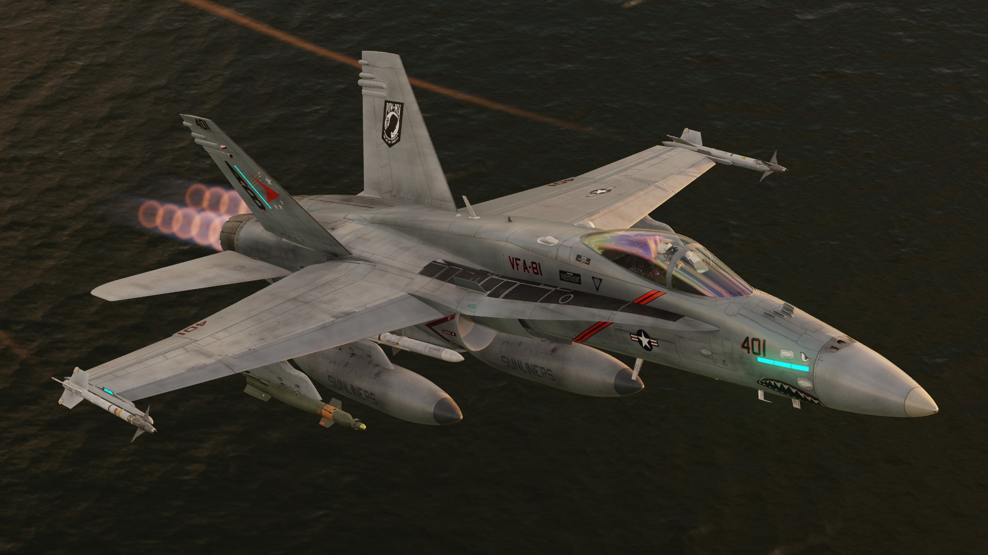 FA-18C VFA-81 Sunliners 2020s fictional 4K Skin Pack 2 update 2024/11/17