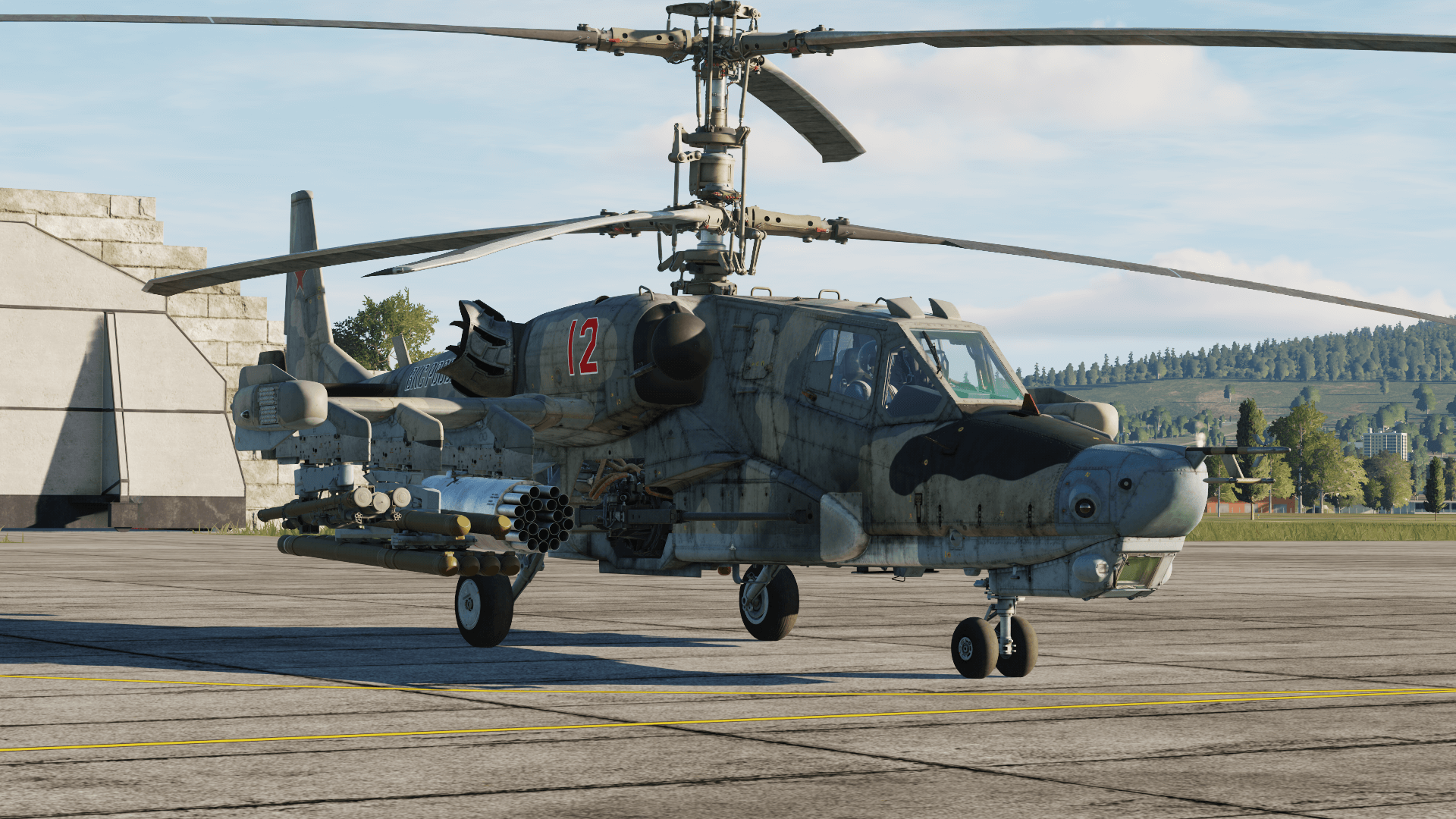 FICTIONAL Ka-52 Pack of 3 Standard plain skins (Grey, Light Grey + Khaki, Green camo) PART 1/3 ...