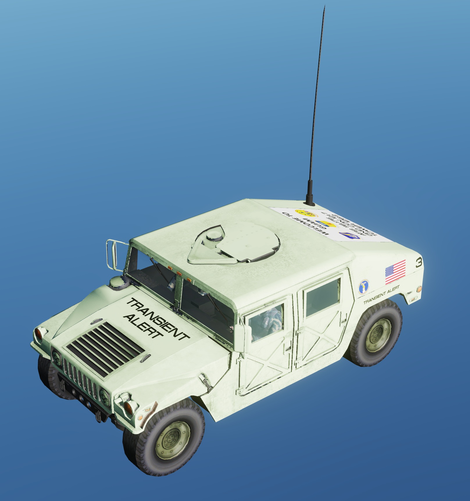 Andersen AFB Follow Me Transient Alert Vehicle