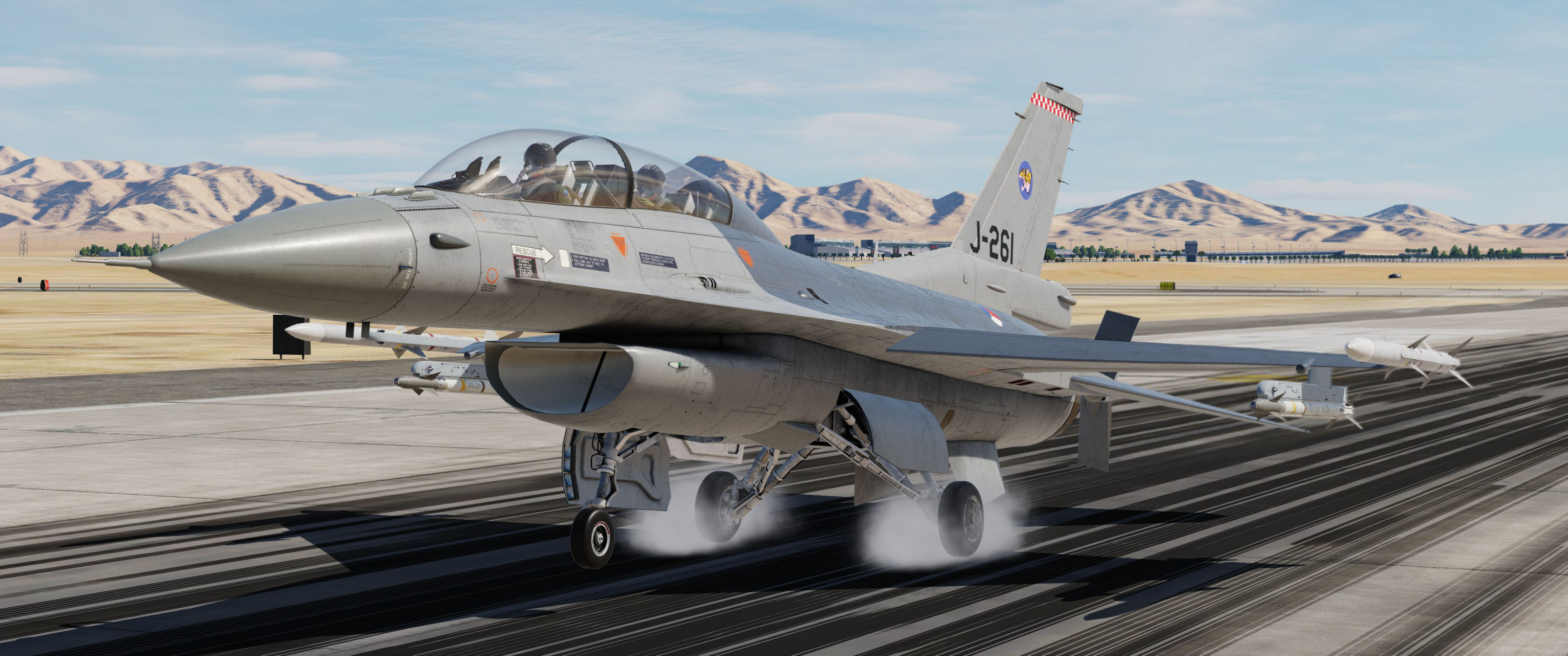 F-16D(BM) SUFA Mod J-261 RNLAF 313Sqn.