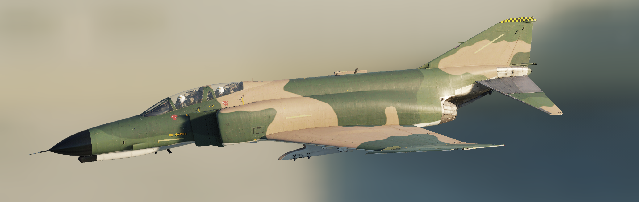 Unmarked South East Asia Clean - Heatblur F-4E-45
