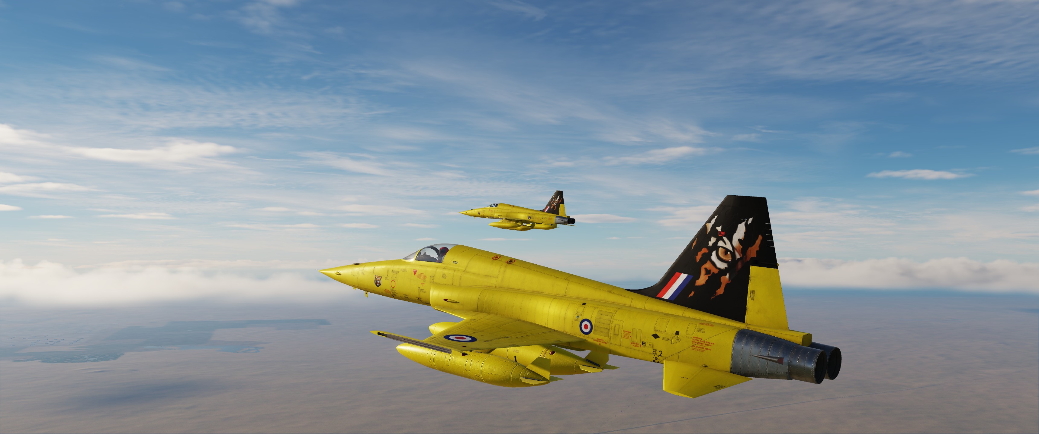 RAF F 5E 3 Trainer Gnat Inspired Skin Pack RAF F 5E 3 Trainer Gnat Inspired Skin Pack