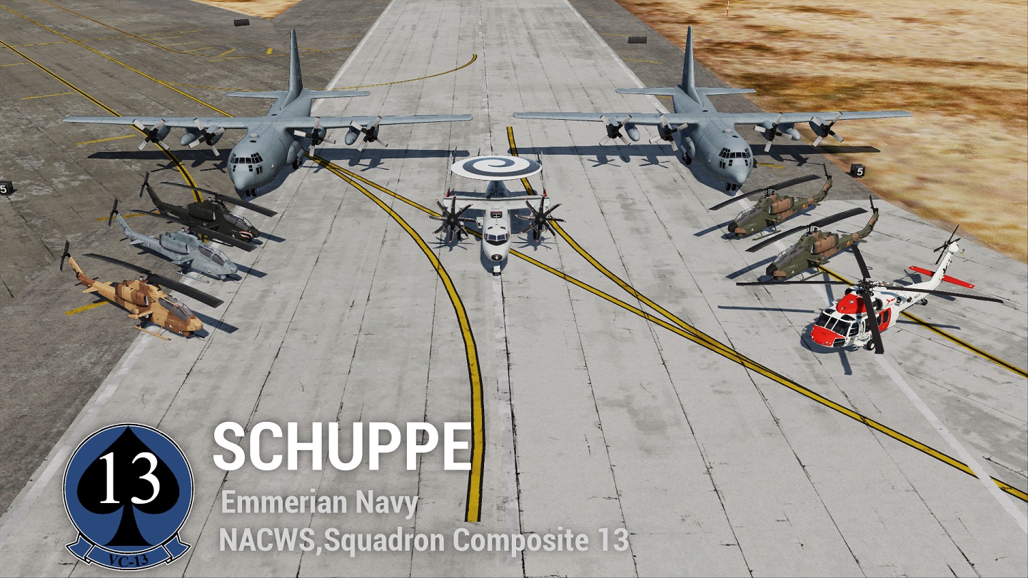 Ace Combat - Emmerian Navy - Naval Air Combat Weapons School - Composite Squadron 13 "Schuppe ...