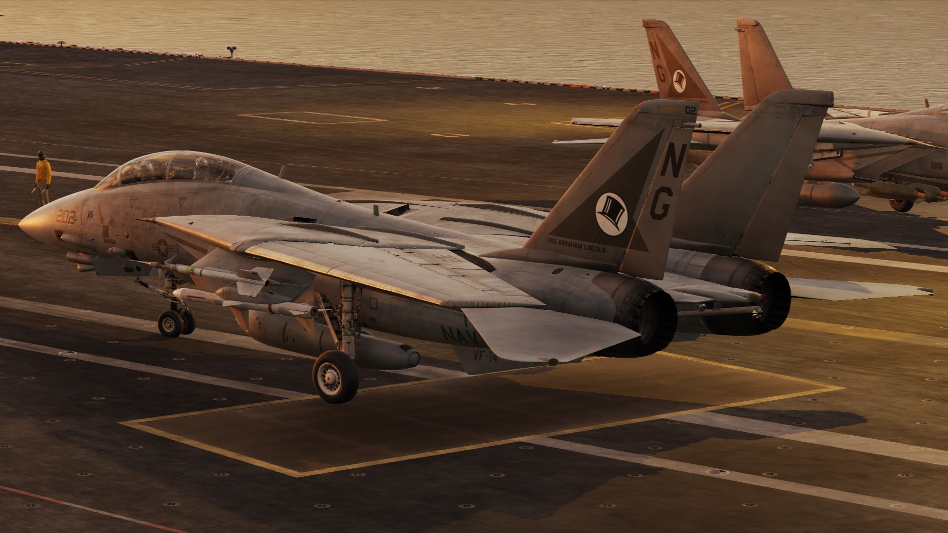 F-14A VF-14 Tophatters 2020s fictional Skin Pack 1 update 2025/02/17