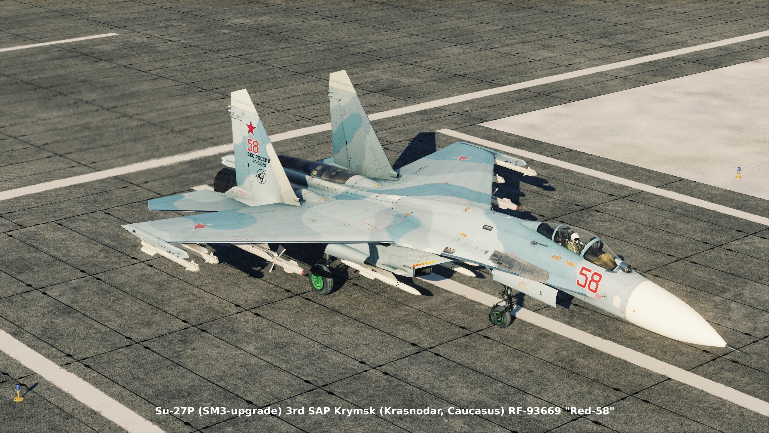 Su-27P and Su-27SM3 Modern Russian VVS/VKS skins + roughmets/normals (38th IAP, 790th IAP, 3rd SAP)