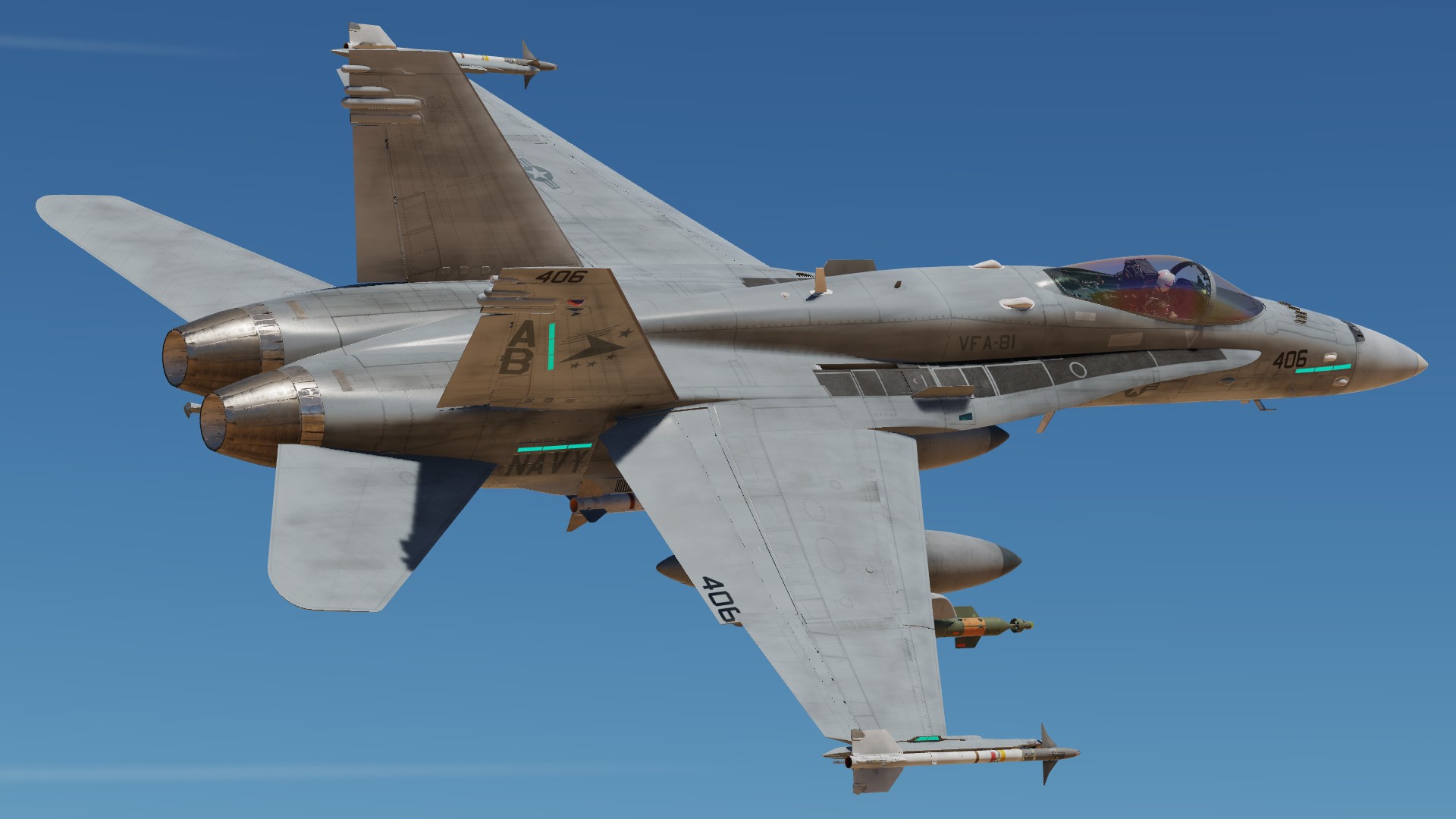 FA-18C VFA-81 Sunliners 2020s fictional 4K Skin Pack 2 update 2024/11/17