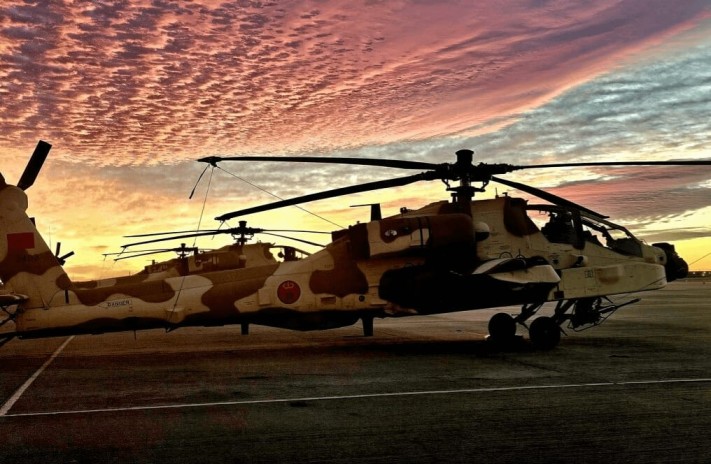 Royal Moroccan Air Force AH64E Livery By Chahine/AWAW.