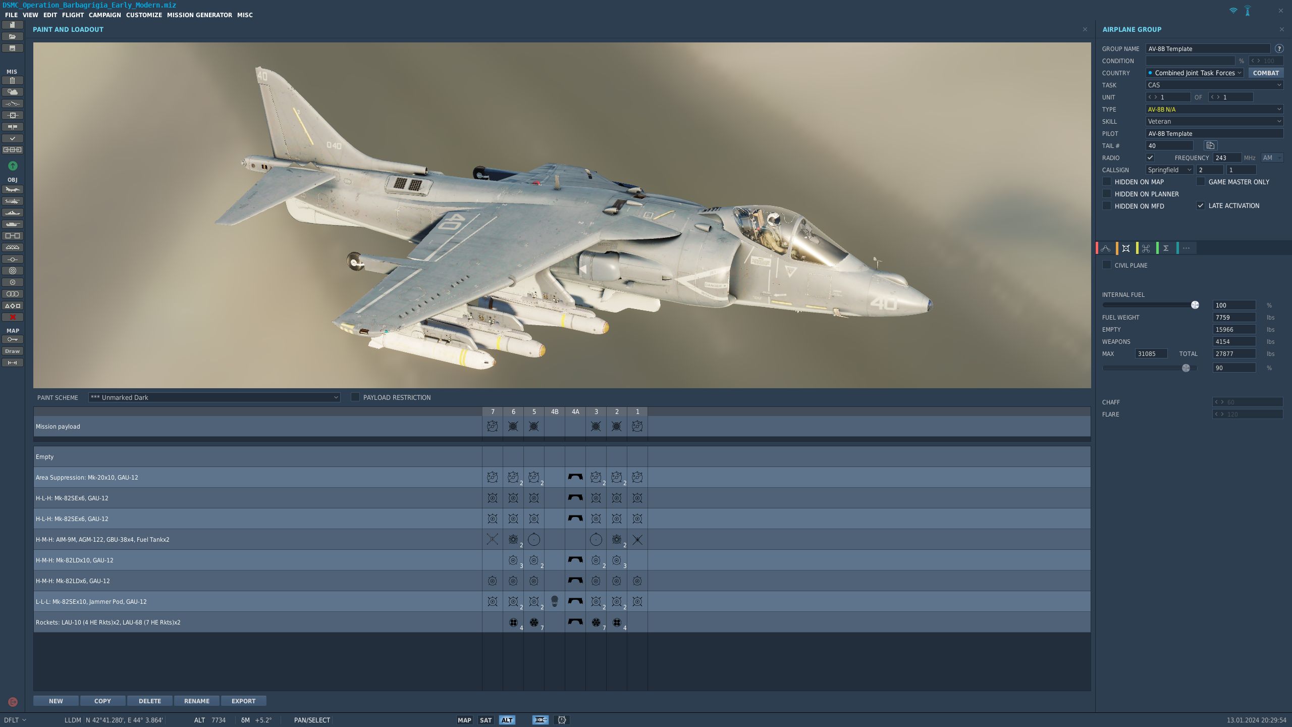 Unmarked Liveries For Av 8b