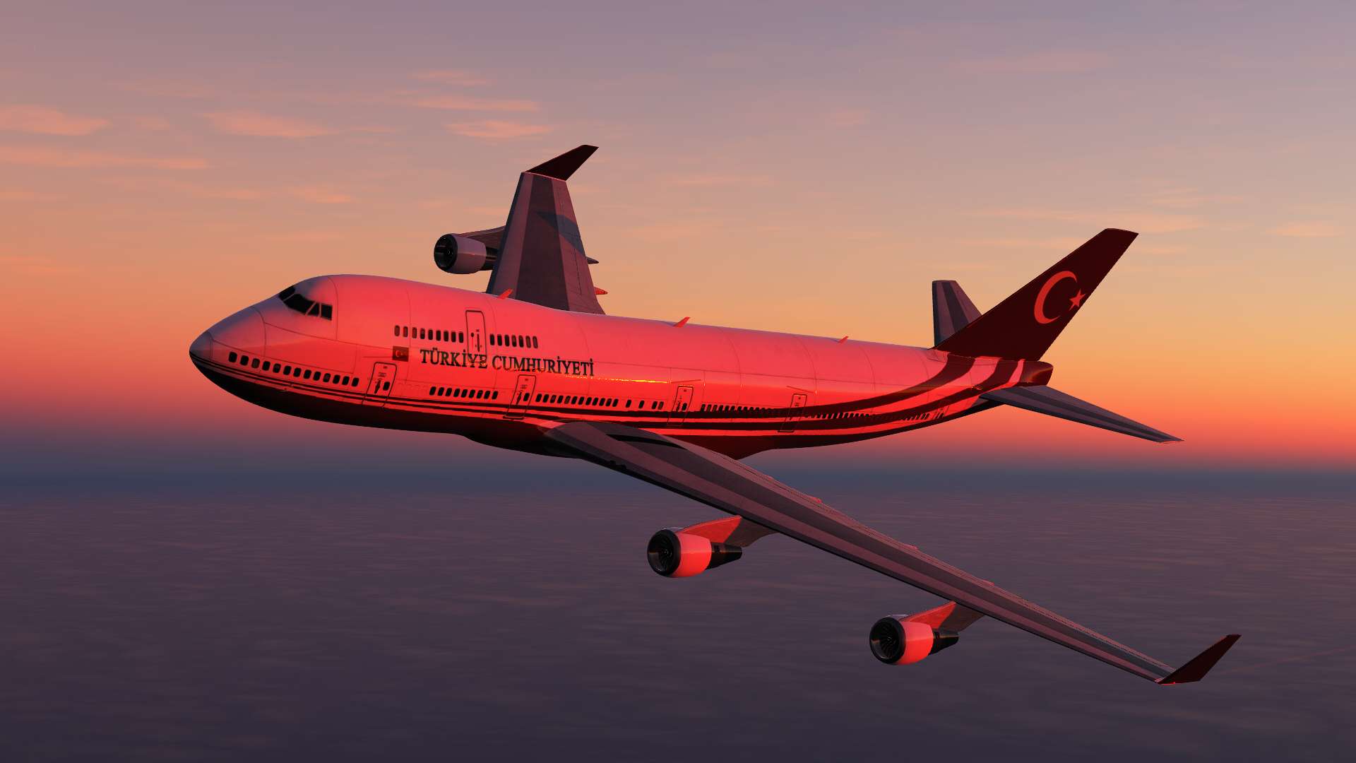 Turkish Government VIP Aircraft (TC-TRK) B747-8 Fictional livery for ...