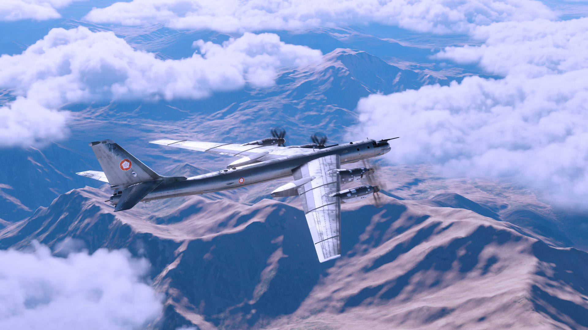 Ace Combat - Erusea Air Force Bombers Skins for Tu-95MS, Tu-160, B-52H