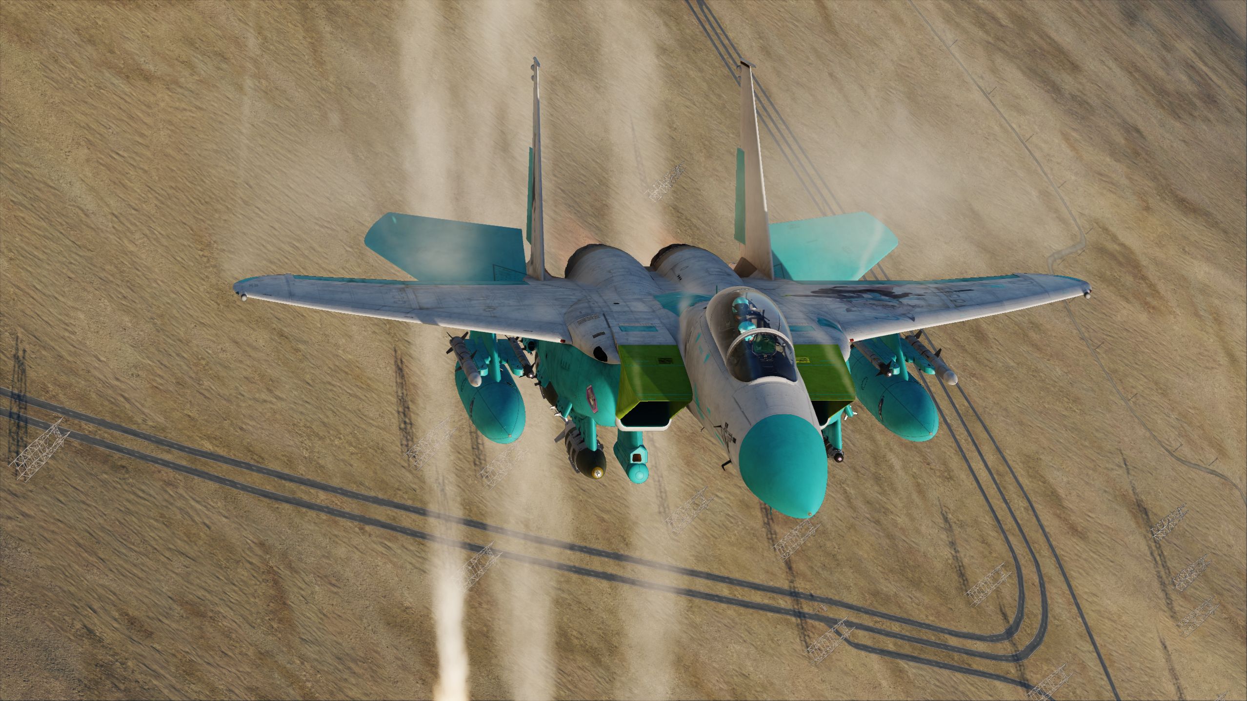 F-15E S4+ Blue Archive 砂狼シロコ (Sunaookami Shiroko) Livery