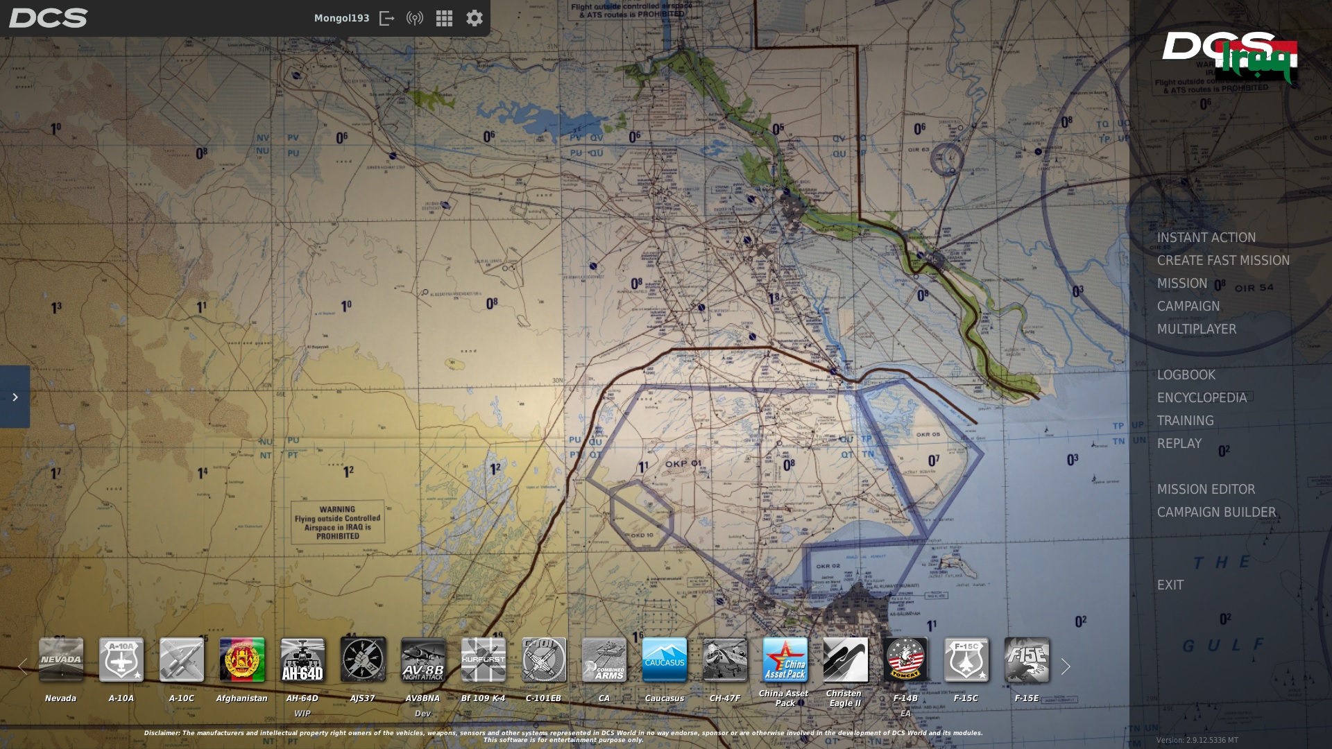 Iraq Theme from ingame Color Map