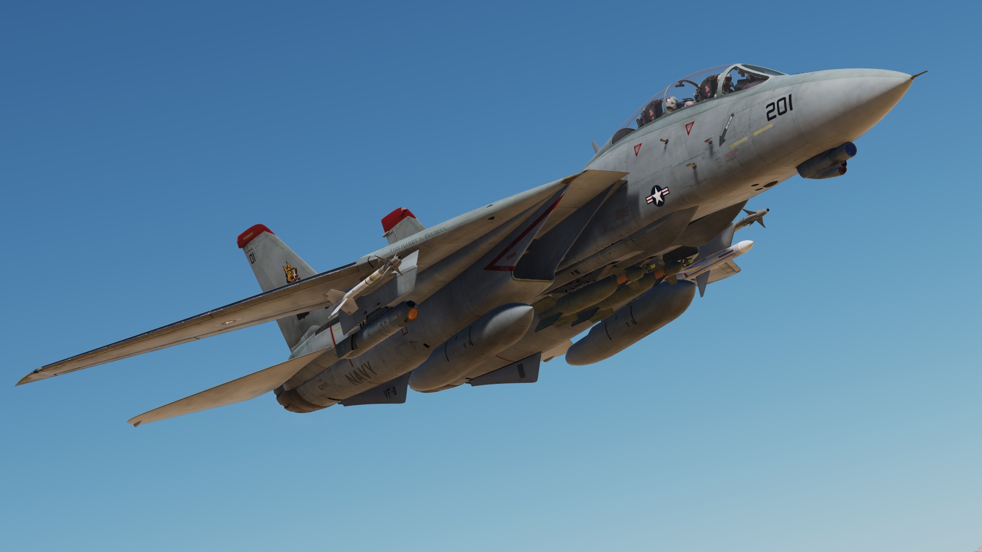 F-14B VF-11 Red Rippers 2020s fictional Skin Pack 2 update 2025/02/17
