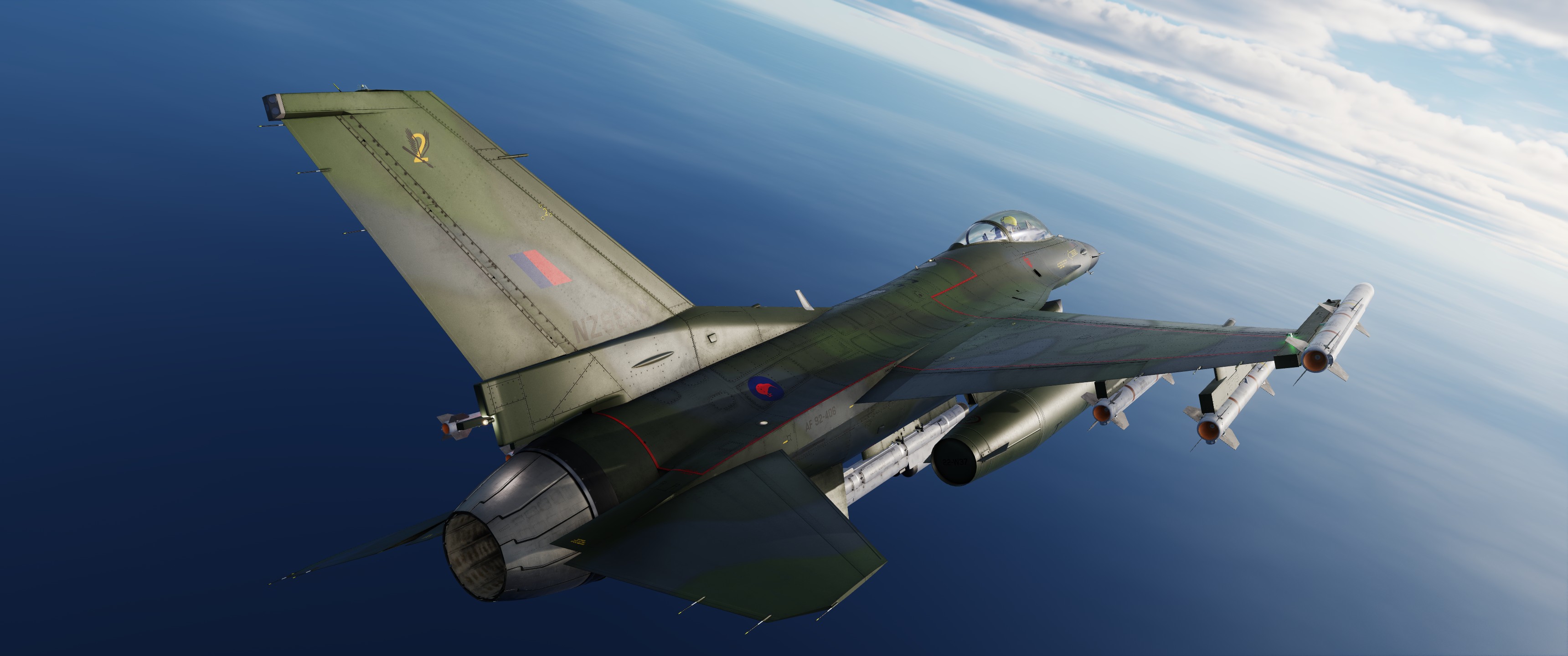 92-0406 NZ6529 F-16A Block 15 OCU 2 SQN RNZAF