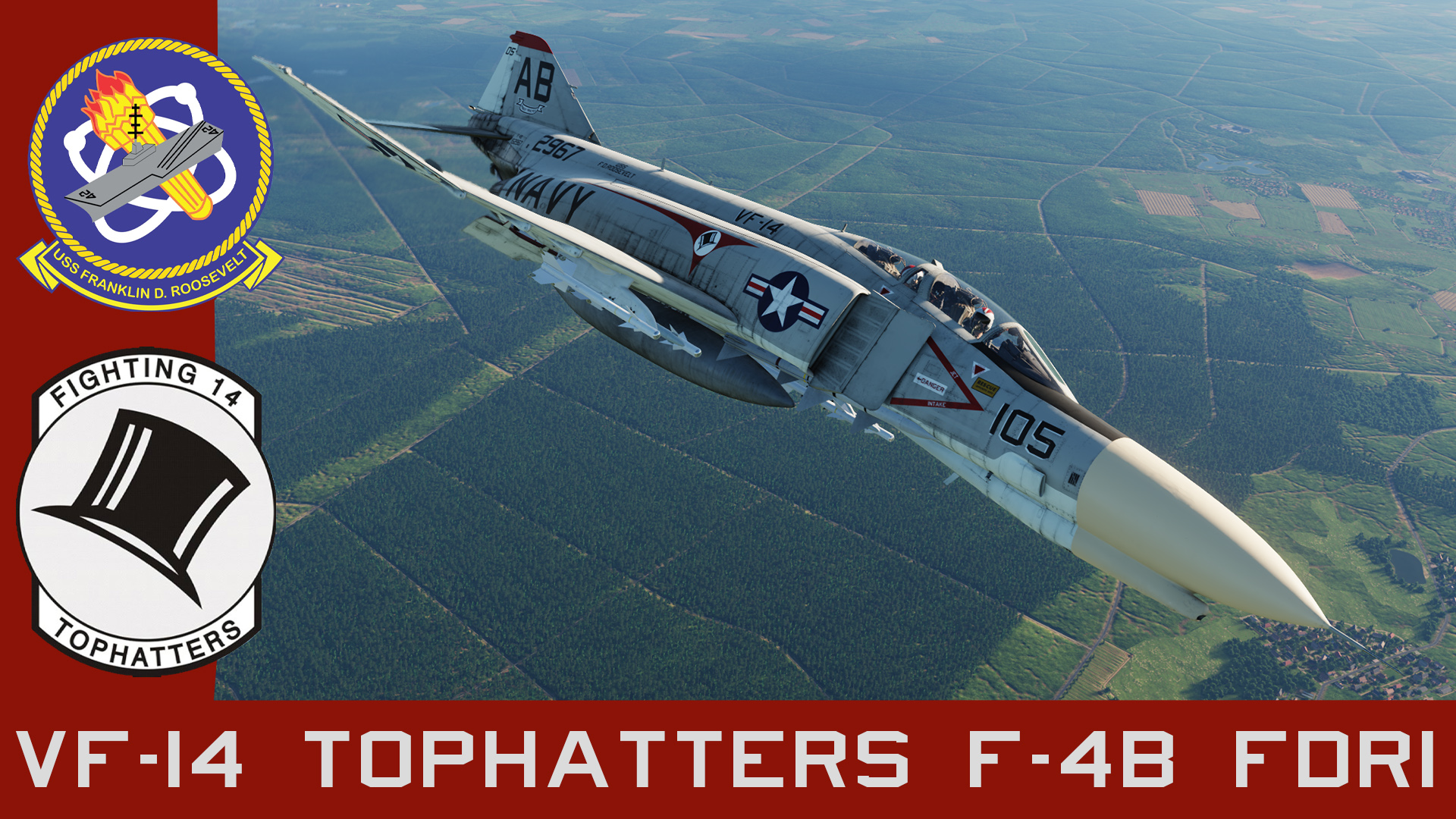 VF-14 Tophatters F-4B USS FDR (1/2)