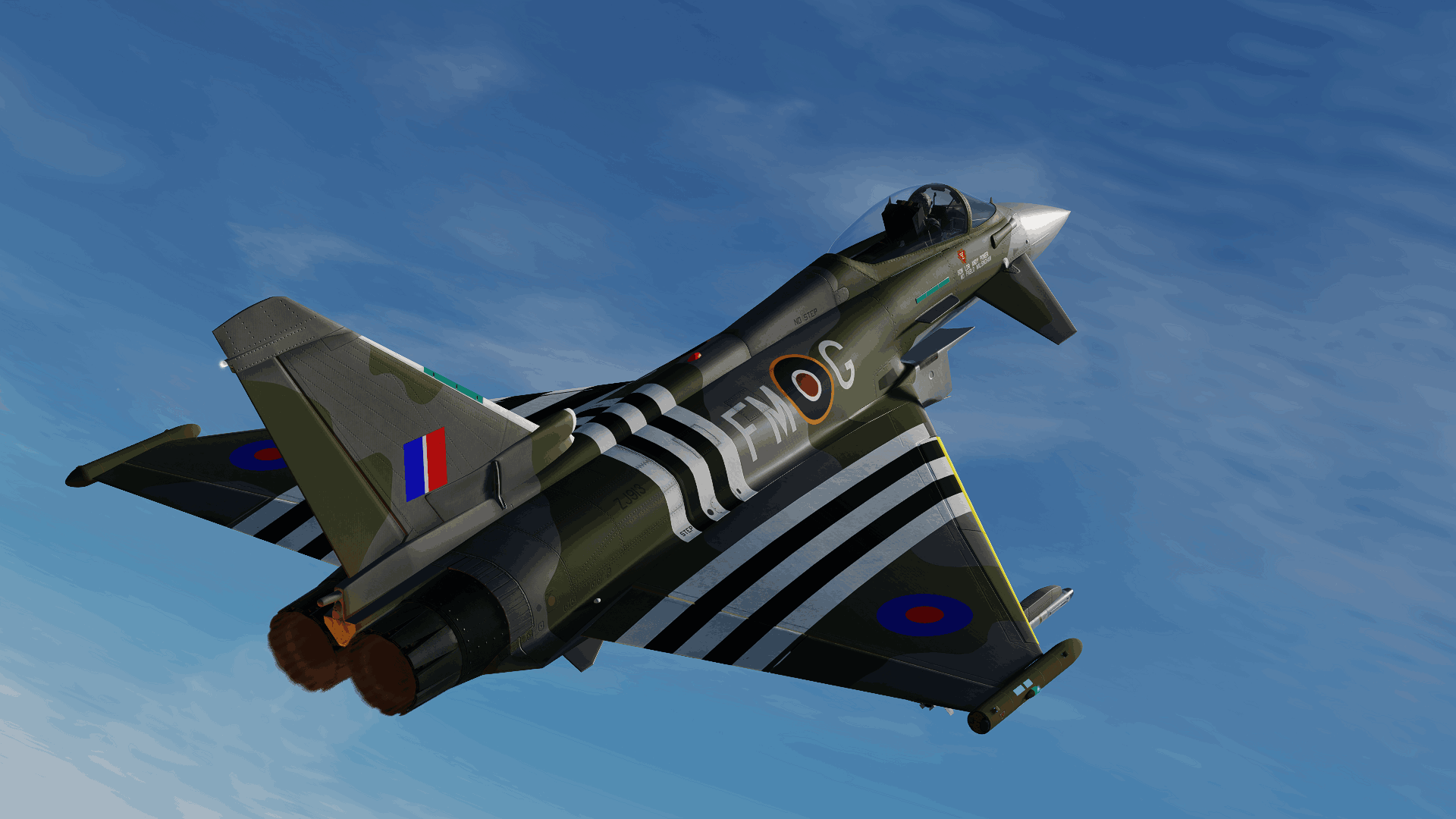 Eurofighter Typhoon Mod - RAF Typhoon Display Team - Moggy Livery