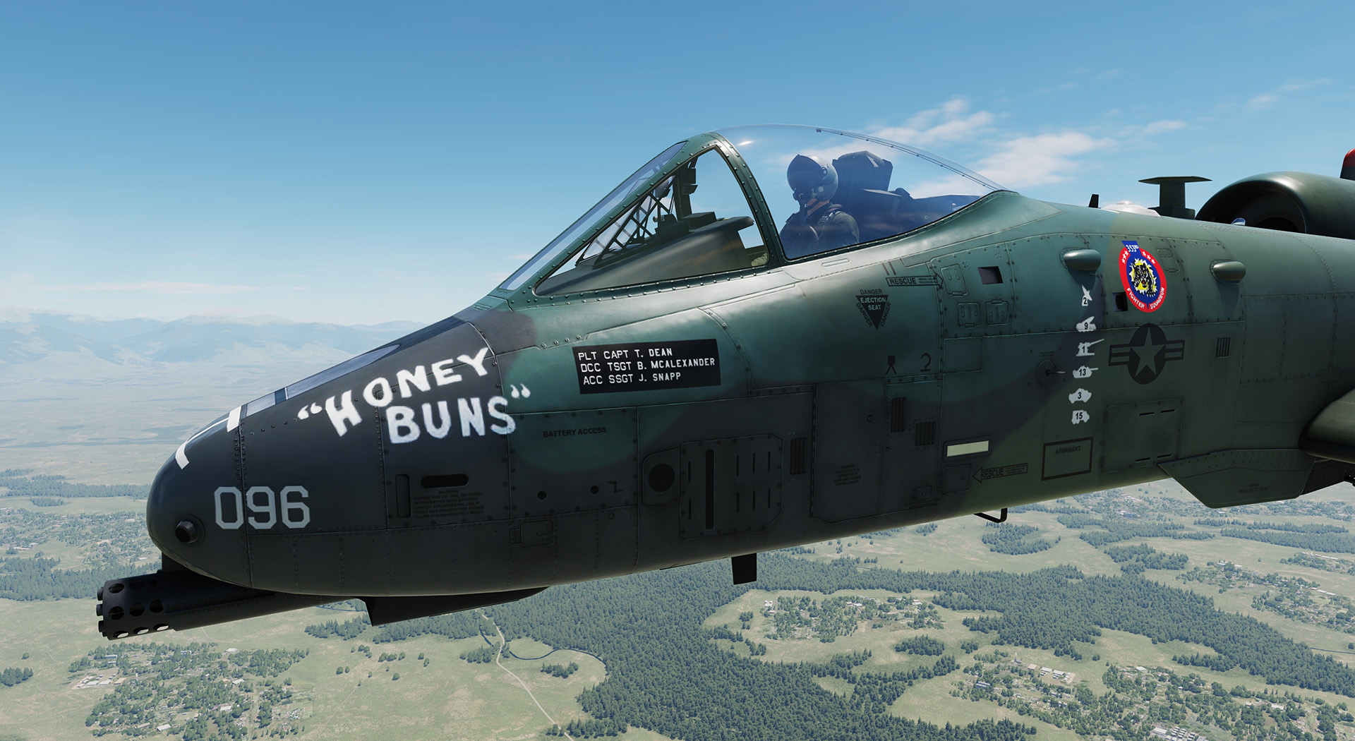 353rd TFS Myrtle Beach (MB) - 096 "Honey Buns" (Circa Gulf War)