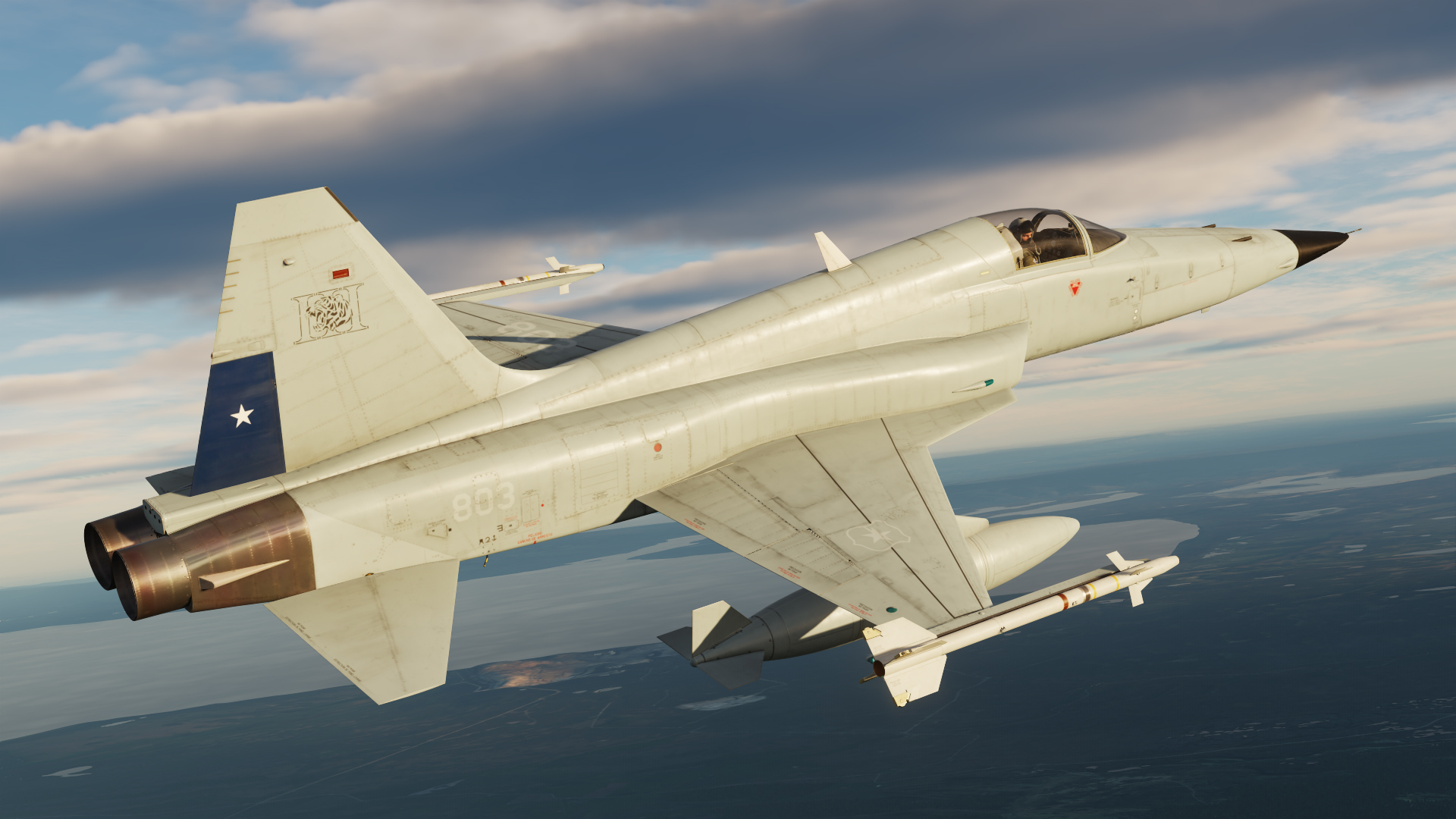 DCS: F-5E Remastered in colors of F-5E Tigre III of Chilean Air Force (FACH) 1.0