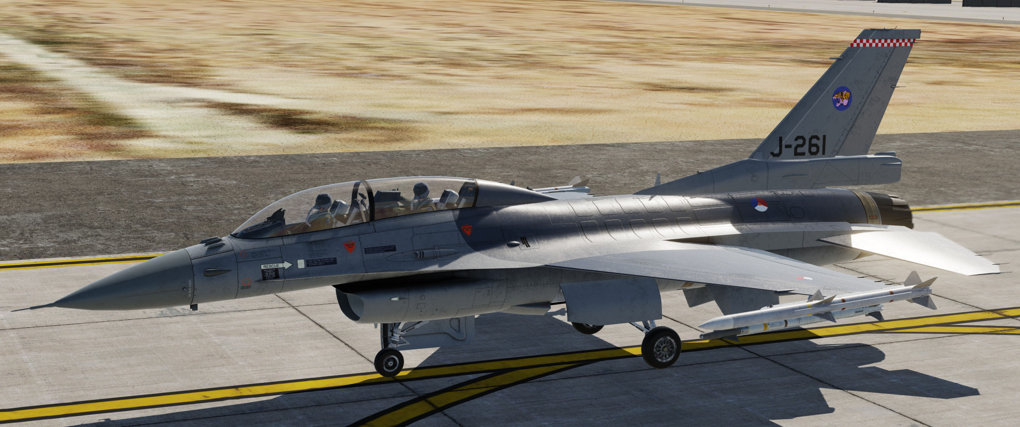 F-16D(BM) SUFA Mod J-261 RNLAF 313Sqn.