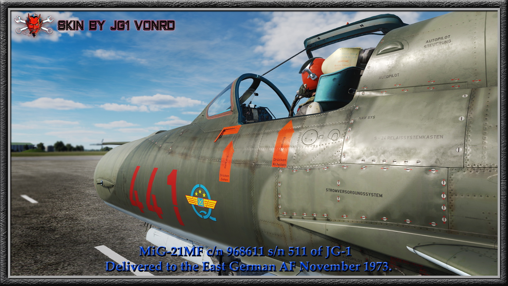 JG1_MiG-21Bis_=Q=Green 511 and JG1_MiG-21Bis_=Q=Green BORT