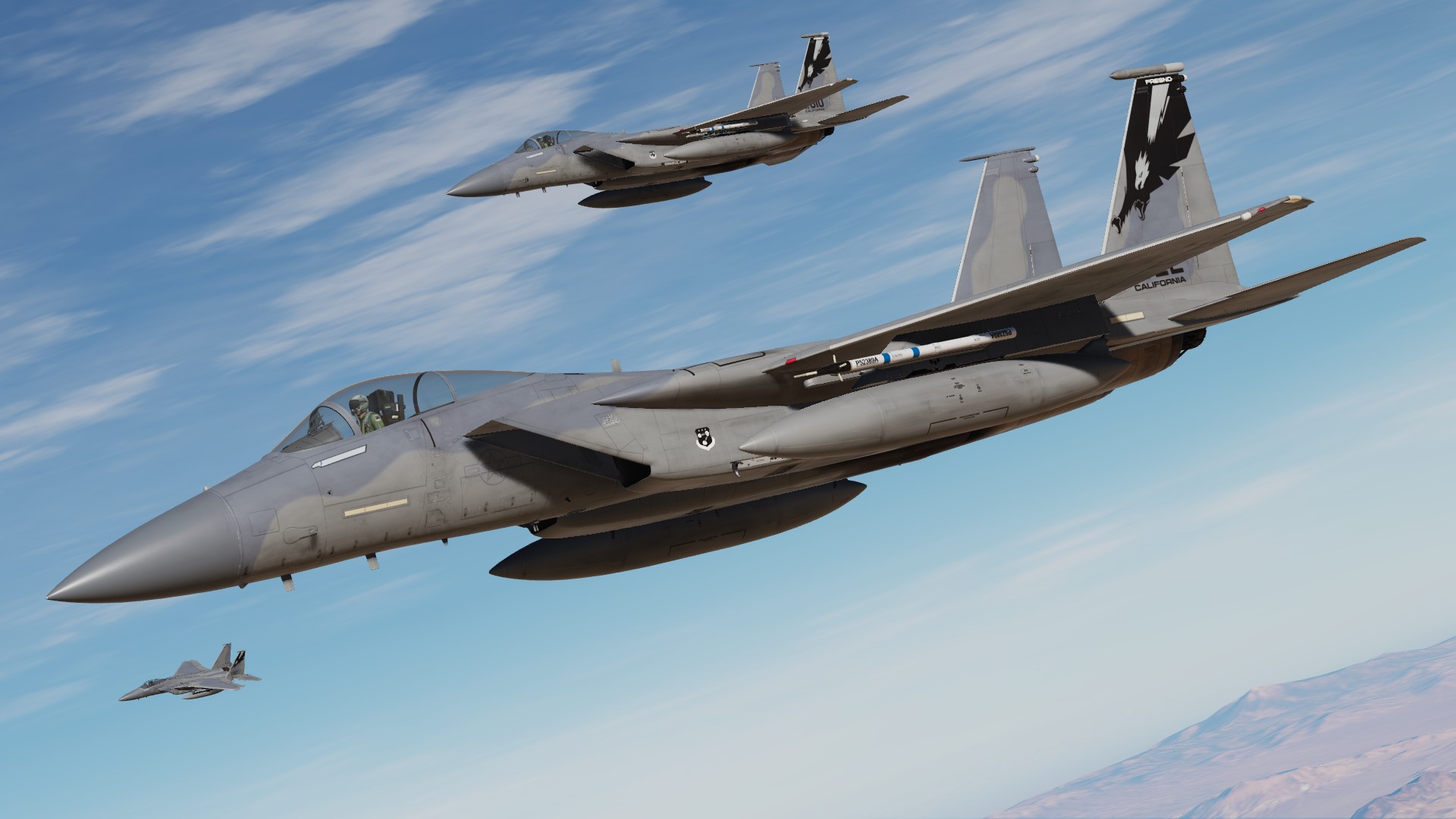 F-15C ANG 194th Fighter Squadron 2020s fictional 4K Skin Pack update ...