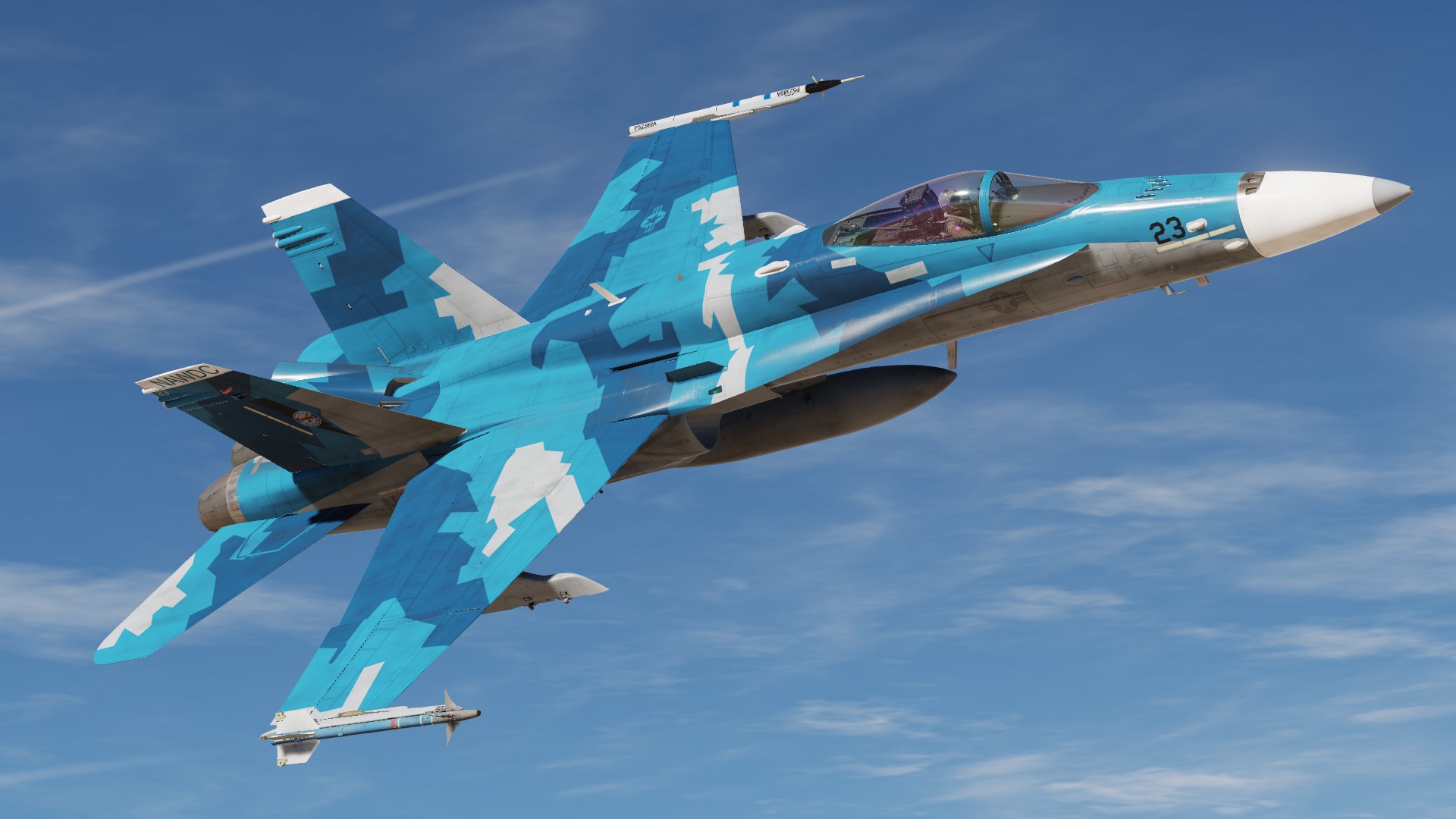 FA-18C NAWDC 2020s fictional 4K Skin Pack 3 update 2024/12/14