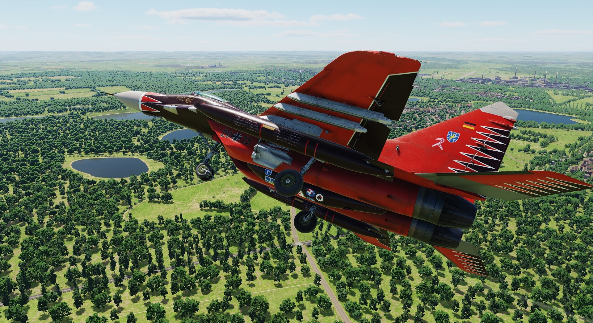 Mig-29G German Luftwaffe JG-73 - 29+13 Hartmann-Richthofen *Fictional*