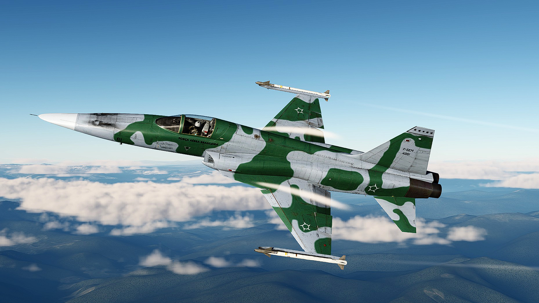 F-5EM remastered repaint FAB 4861(present day)